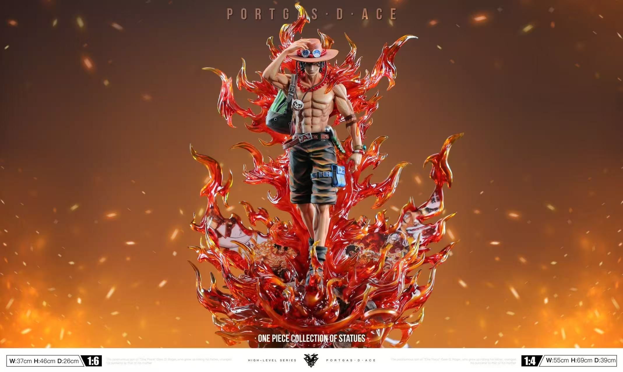 One Piece OKR Studio Burning Ace – ClubHouse Statues