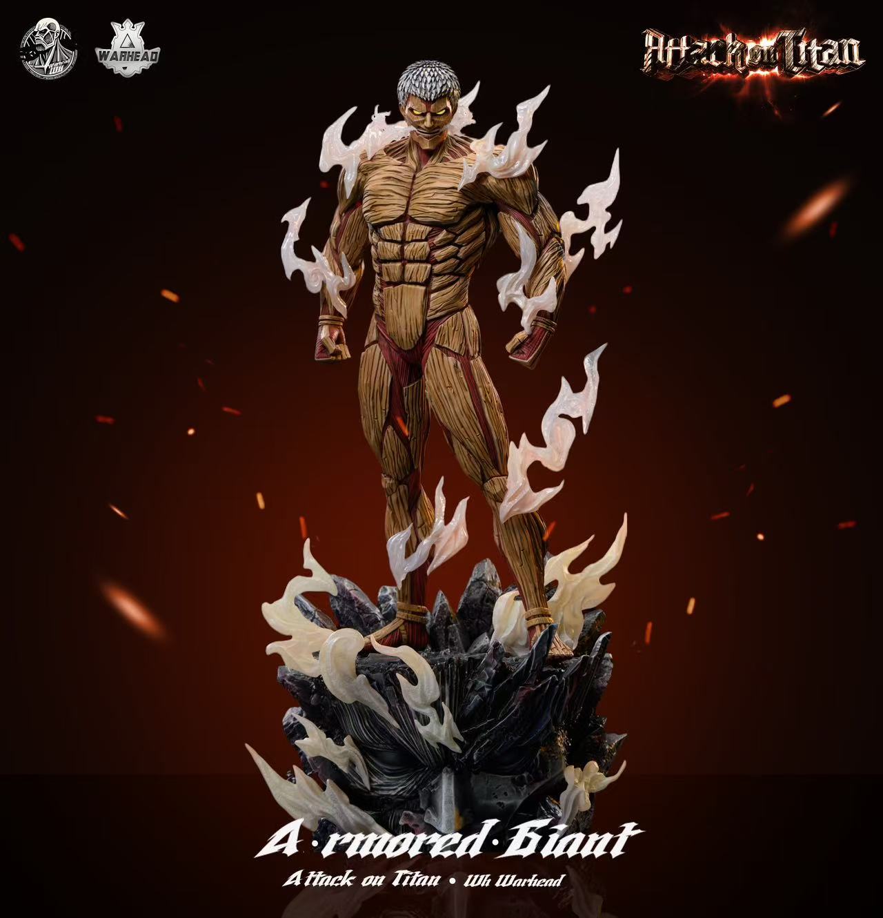 Attack on Titan Warhead Studio Armored Titan Resin Statue – ClubHouse ...