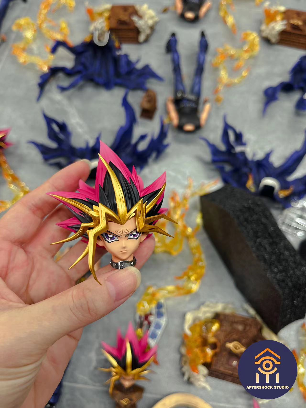 Yu Gi Oh Aftershock Studio Atem Yugi Muto Resin Statue – ClubHouse Statues