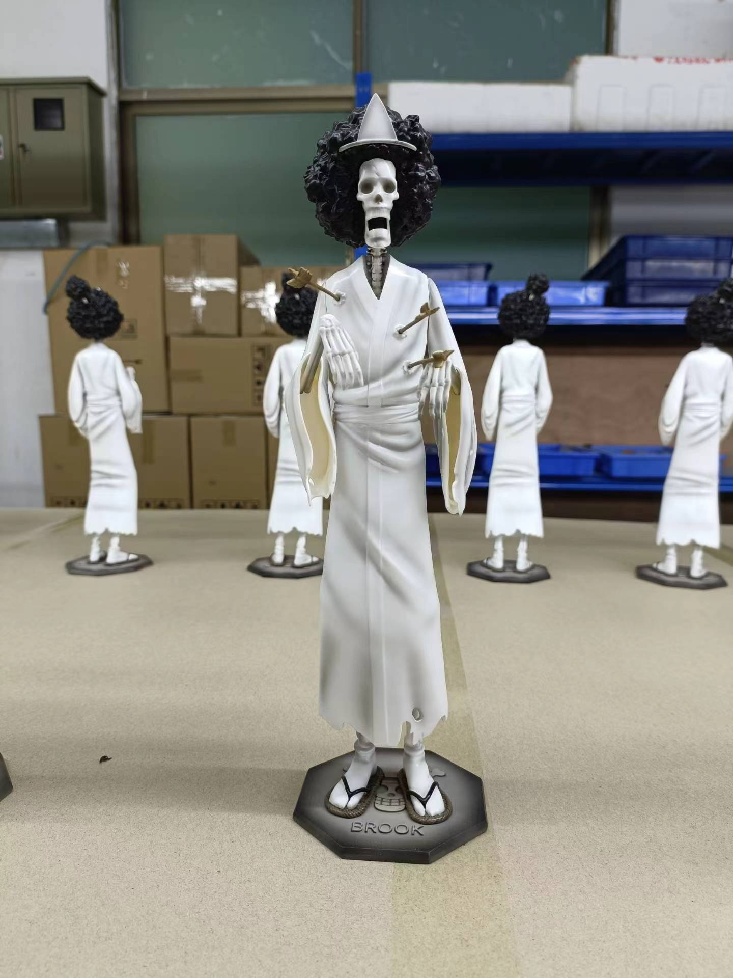 One Piece Clone Studio Wano Country Usopp x Brook Resin Statue ...