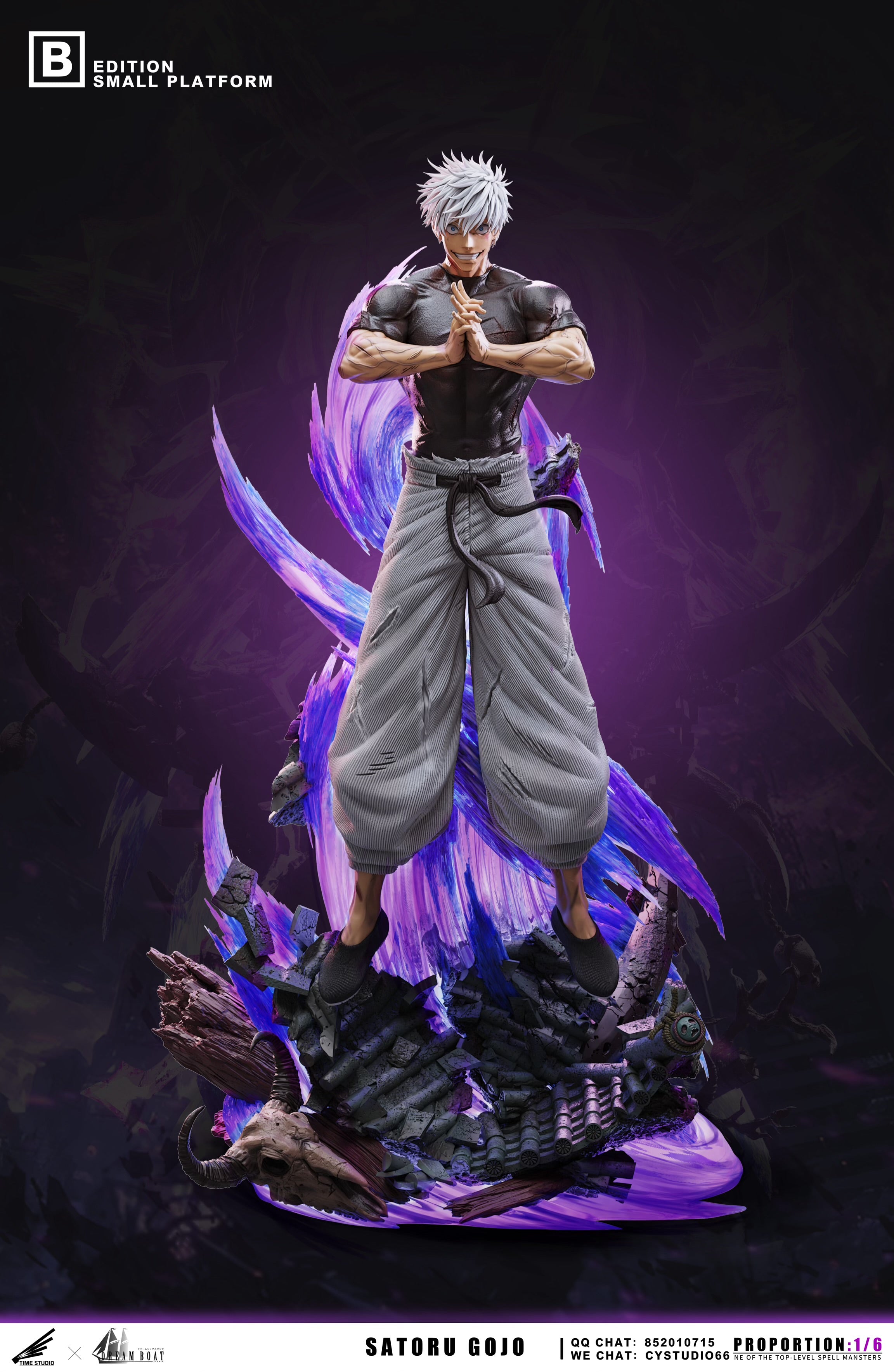 Jujutsu Kaisen Dream Boat x Time Studio Satoru Gojo Resin Statue ...