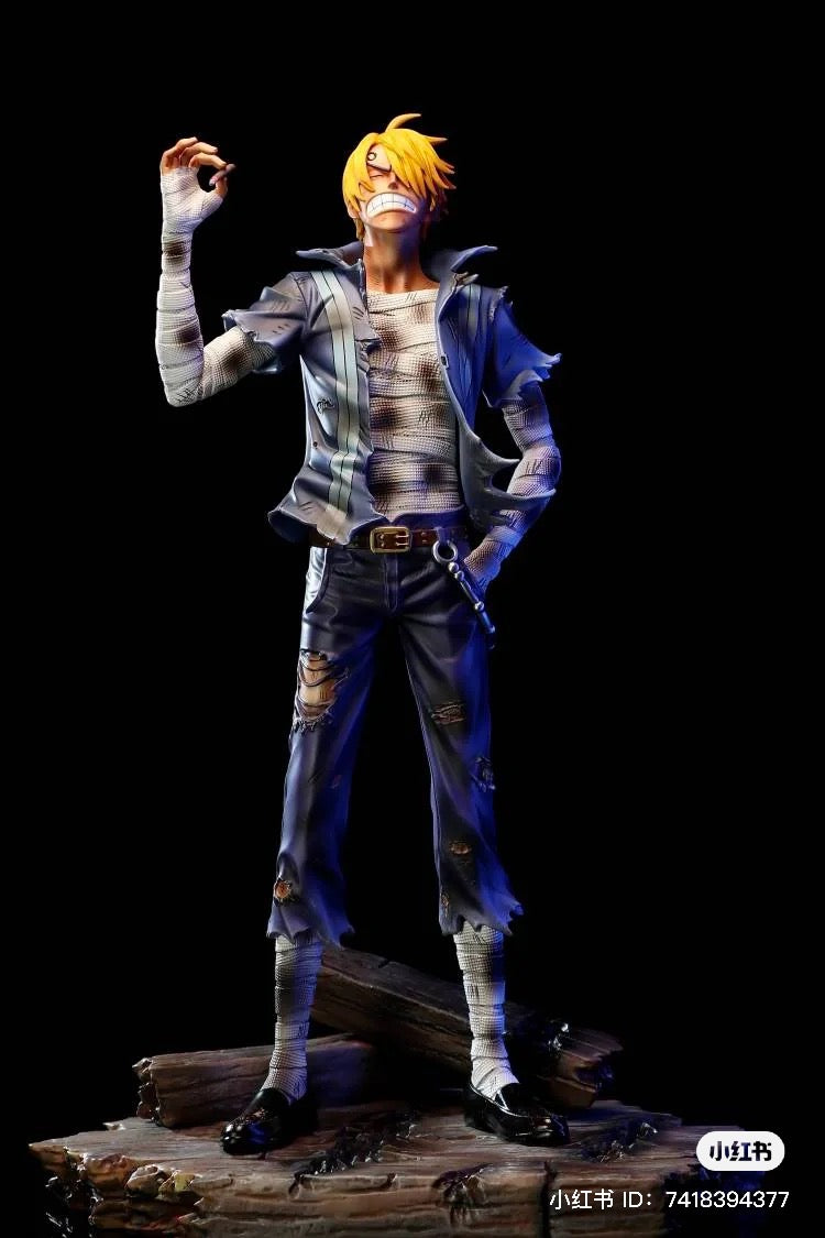 One Piece Dream Studio Roronoa Zoro x Luffy x Sanji Battle Damaged Res ...