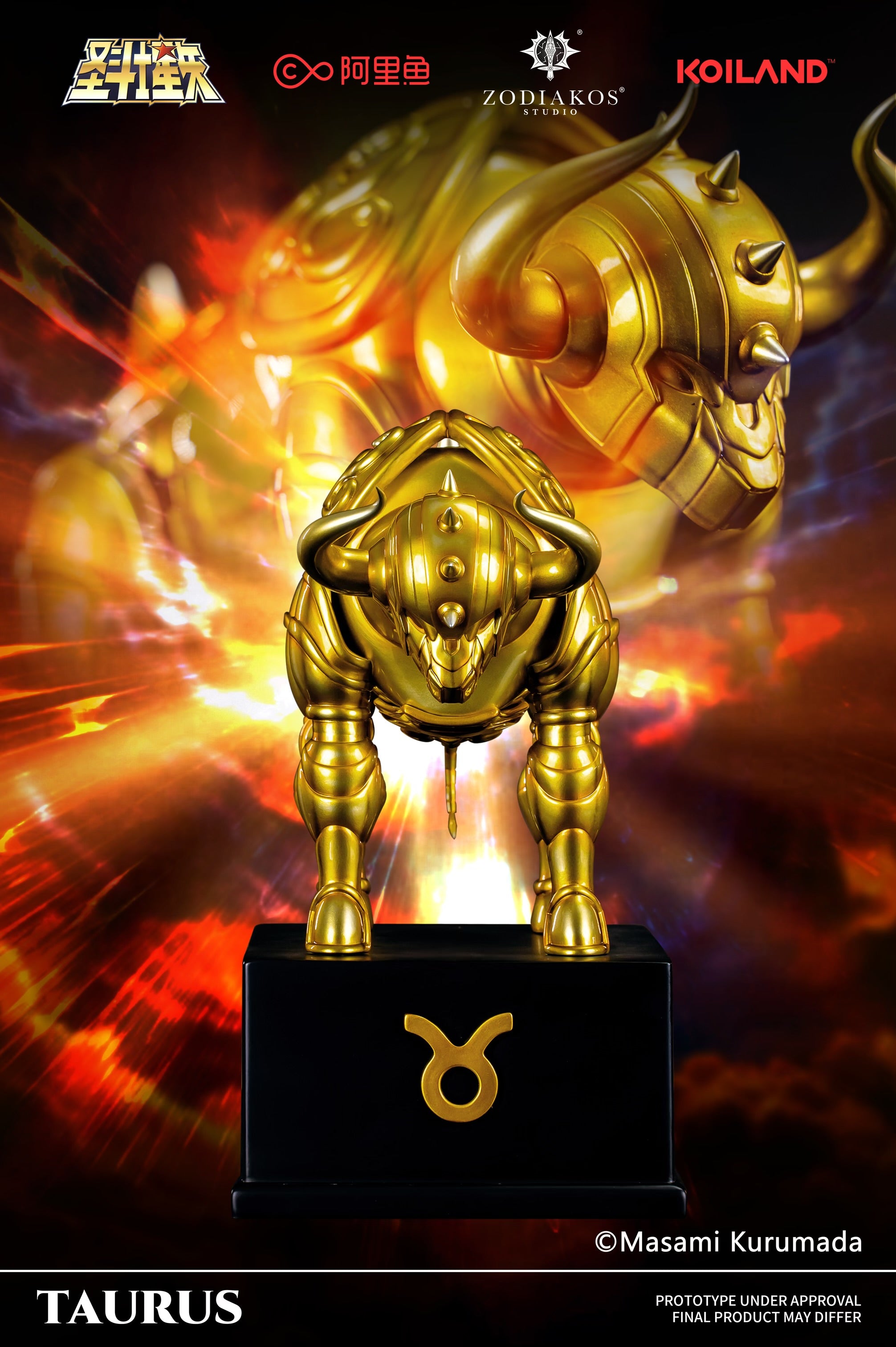 Saint Seiya Zodiakos Studio Taurus Cloth Licensed Resin Statue [CHINA