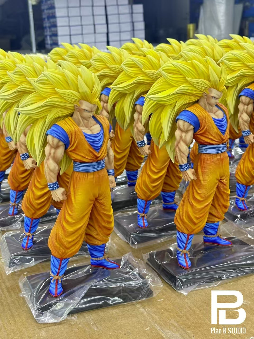 Dragon Ball PlanB Studio Goku SS3 Super Saiyan 3 Resin Statue ...