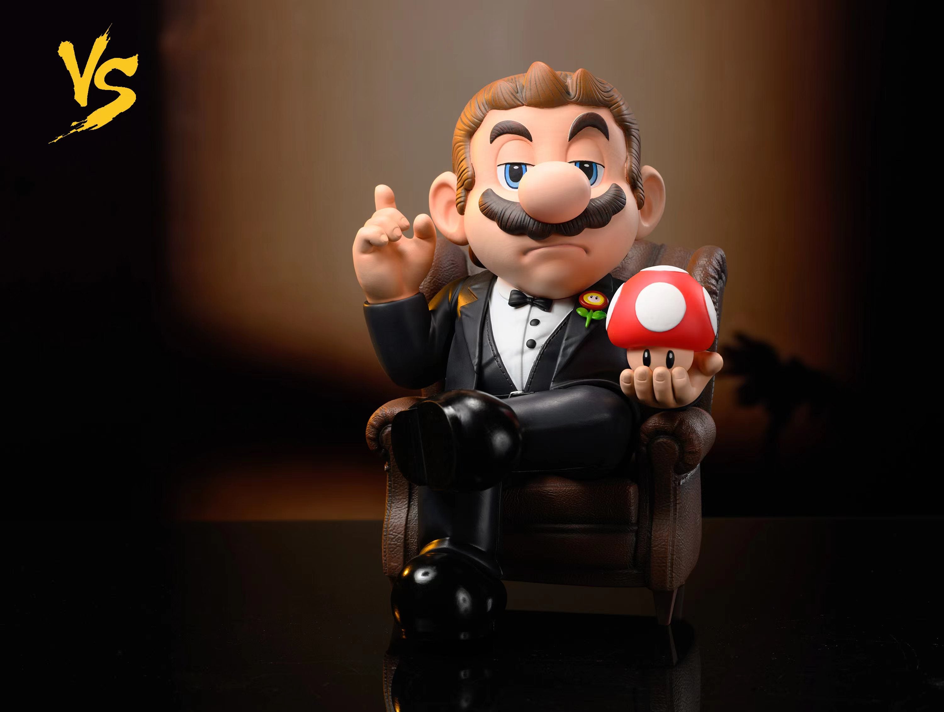 Mario Bros VS Studio Godfather Super Mario Resin Statue - Preorder