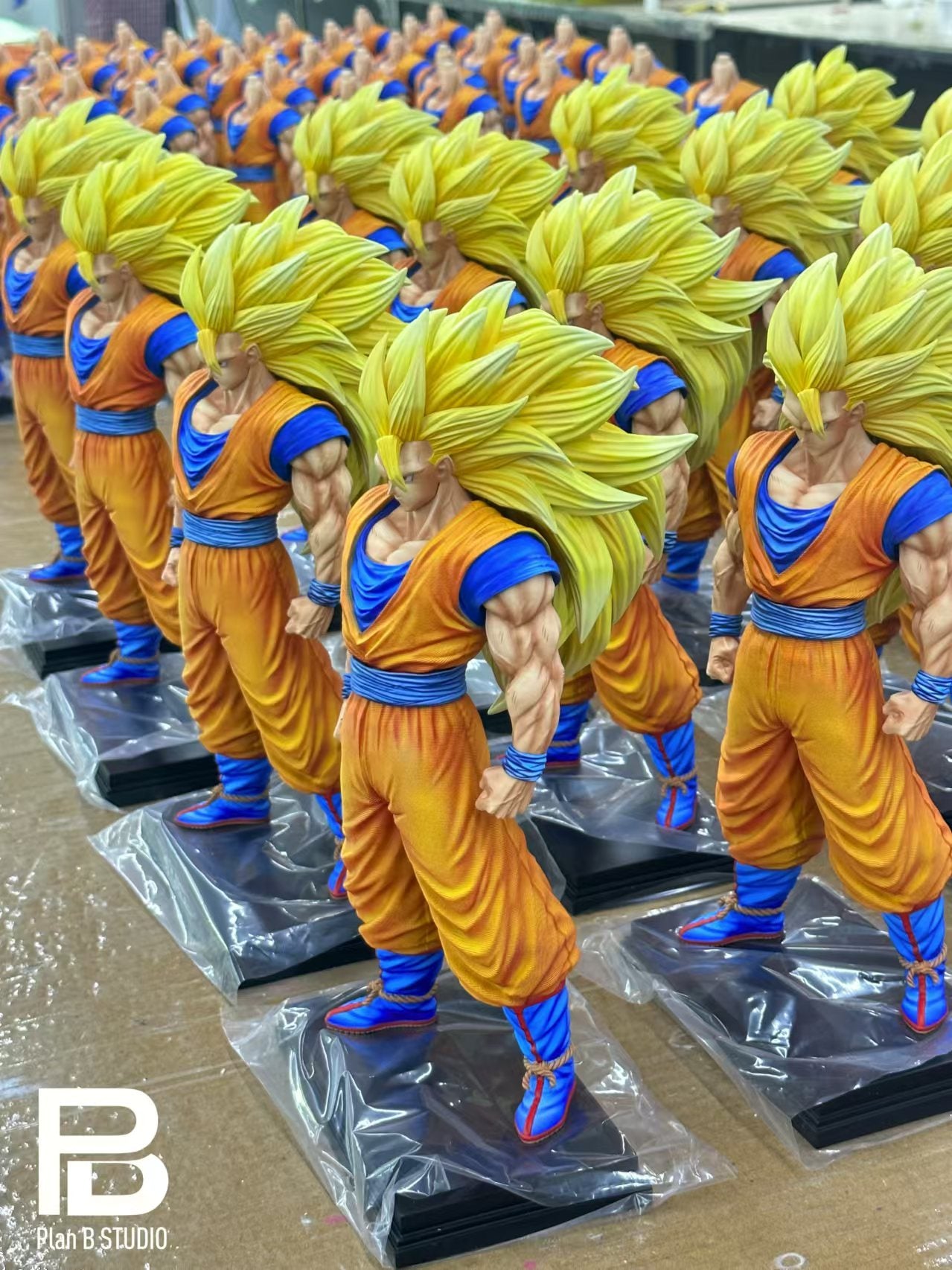 Dragon Ball PlanB Studio Goku SS3 Super Saiyan 3 Resin Statue ...