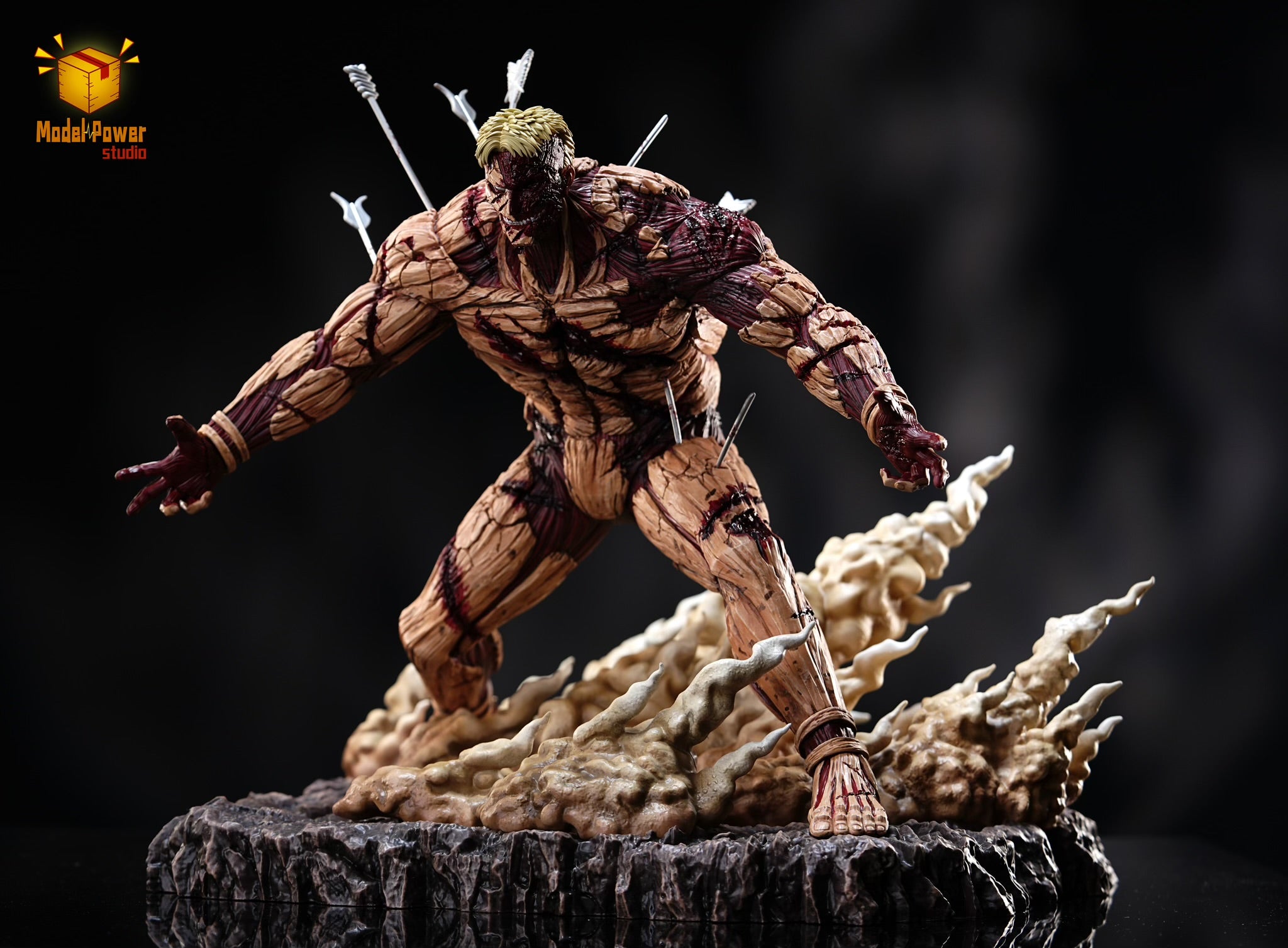 Attack on Titan Model Power Studio Armored Titan Resin Statue ...