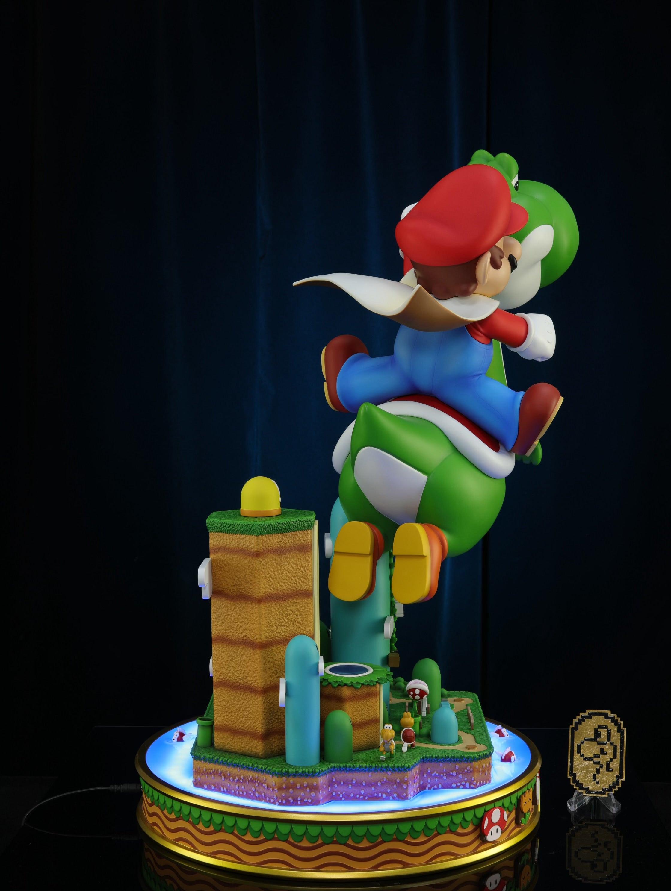 Super Mario Kintsukuroi Creations World Diorama Resin Statue ...