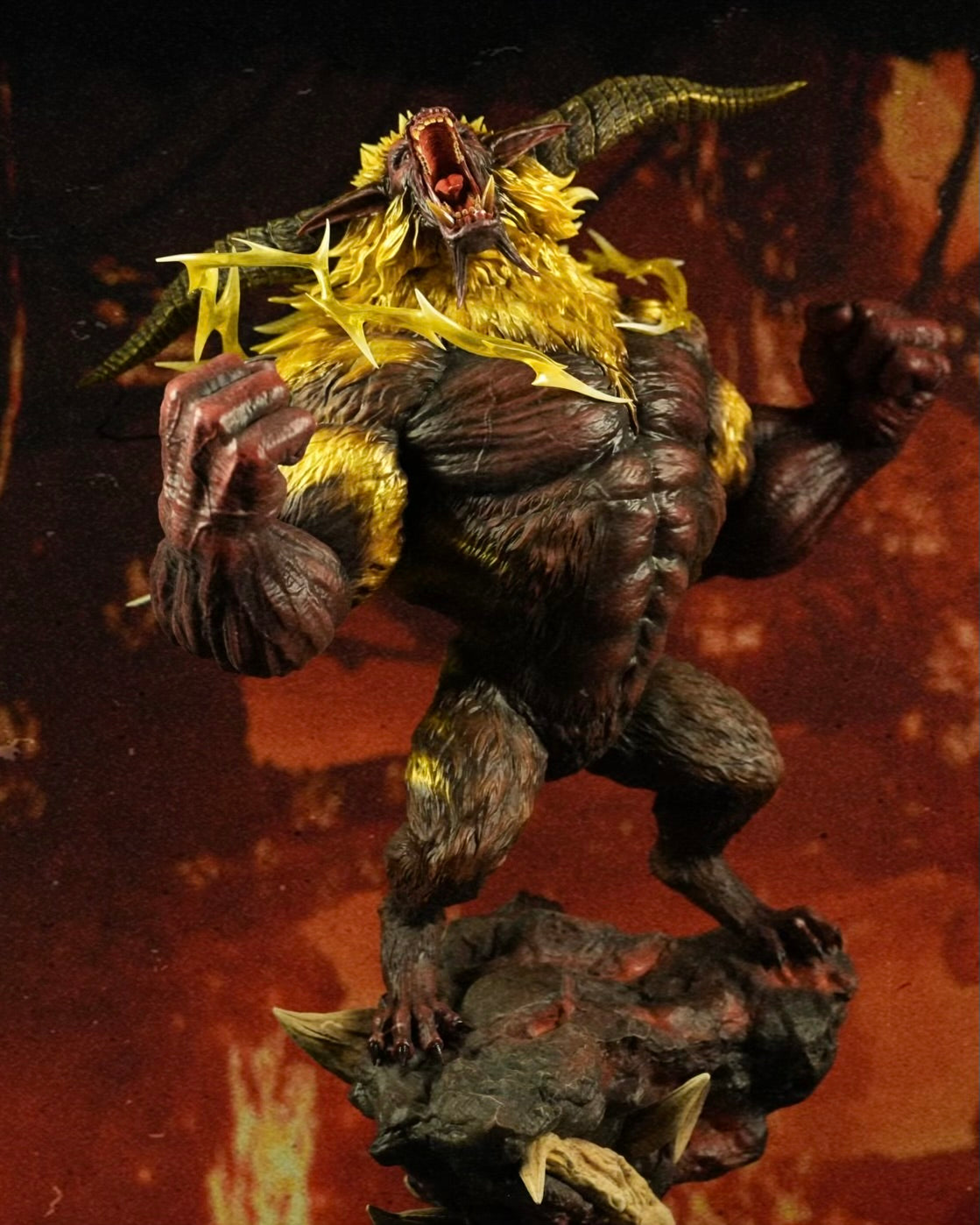 Monster Hunter Roaring Wild Studio Furious Rajang Resin Statue [PRE-OR