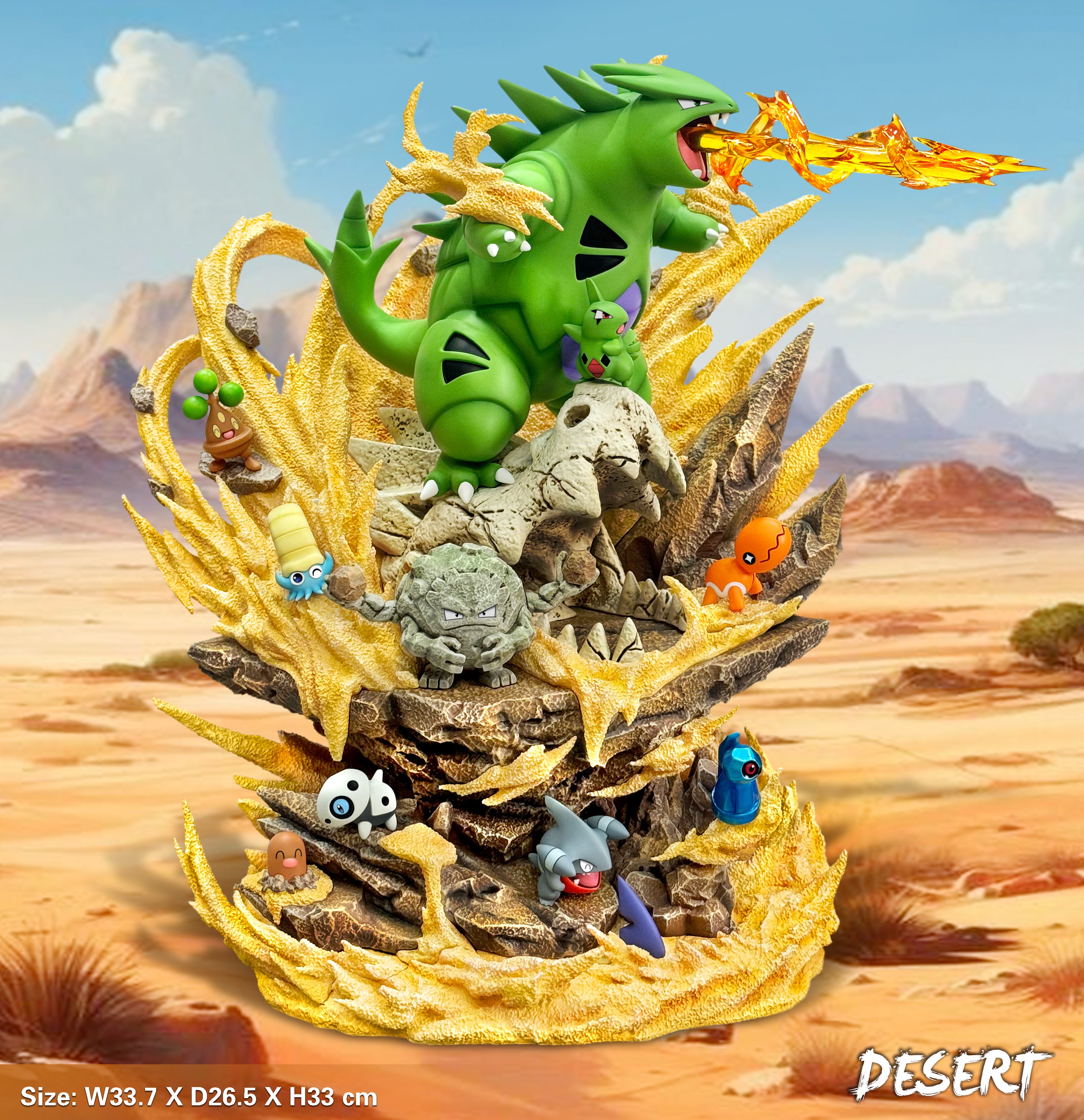 Pokemon EGG Studio Tyranitar – ClubHouse Statues