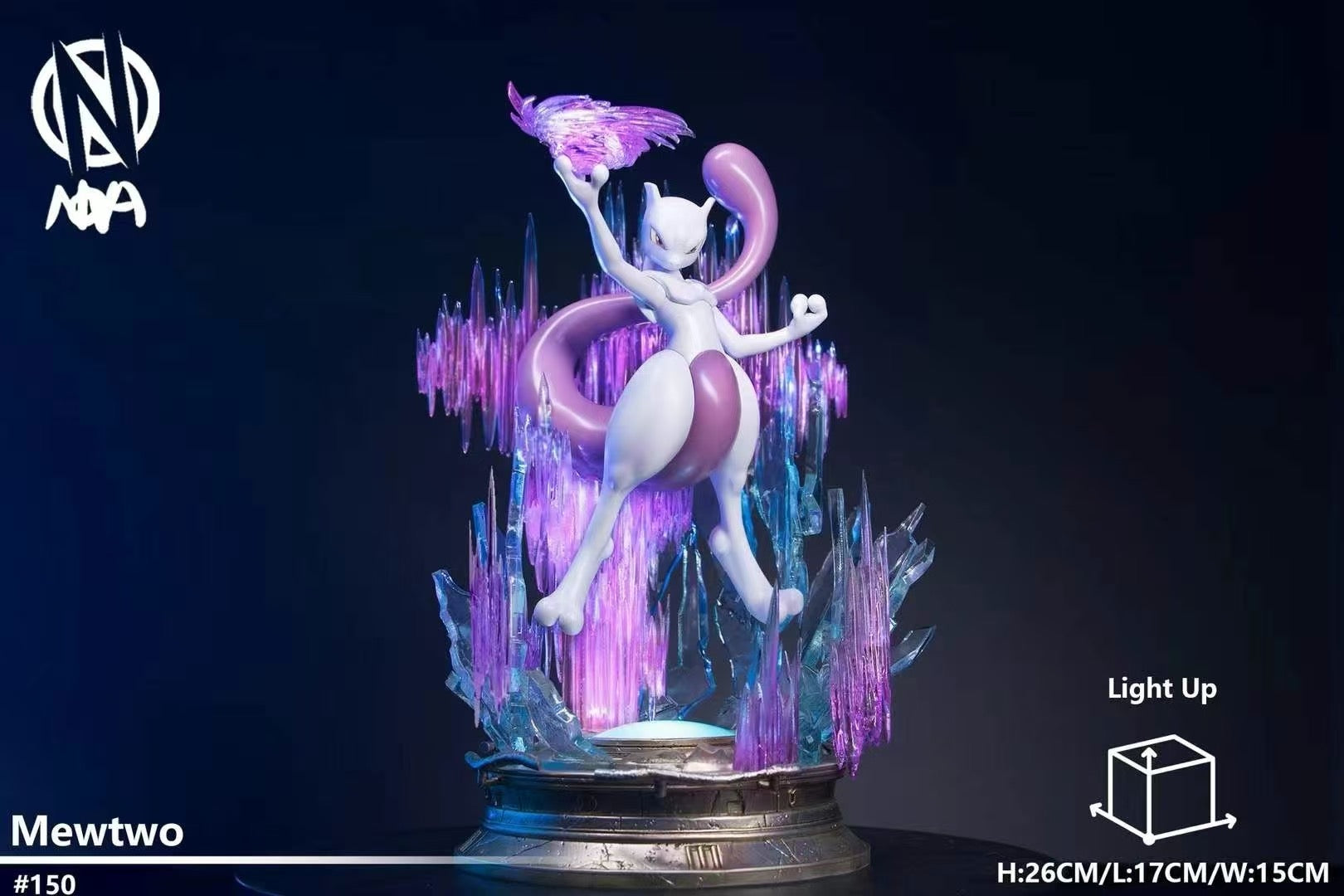 Pokémon NOVA Studio Mewtwo Resin Statue – ClubHouse Statues