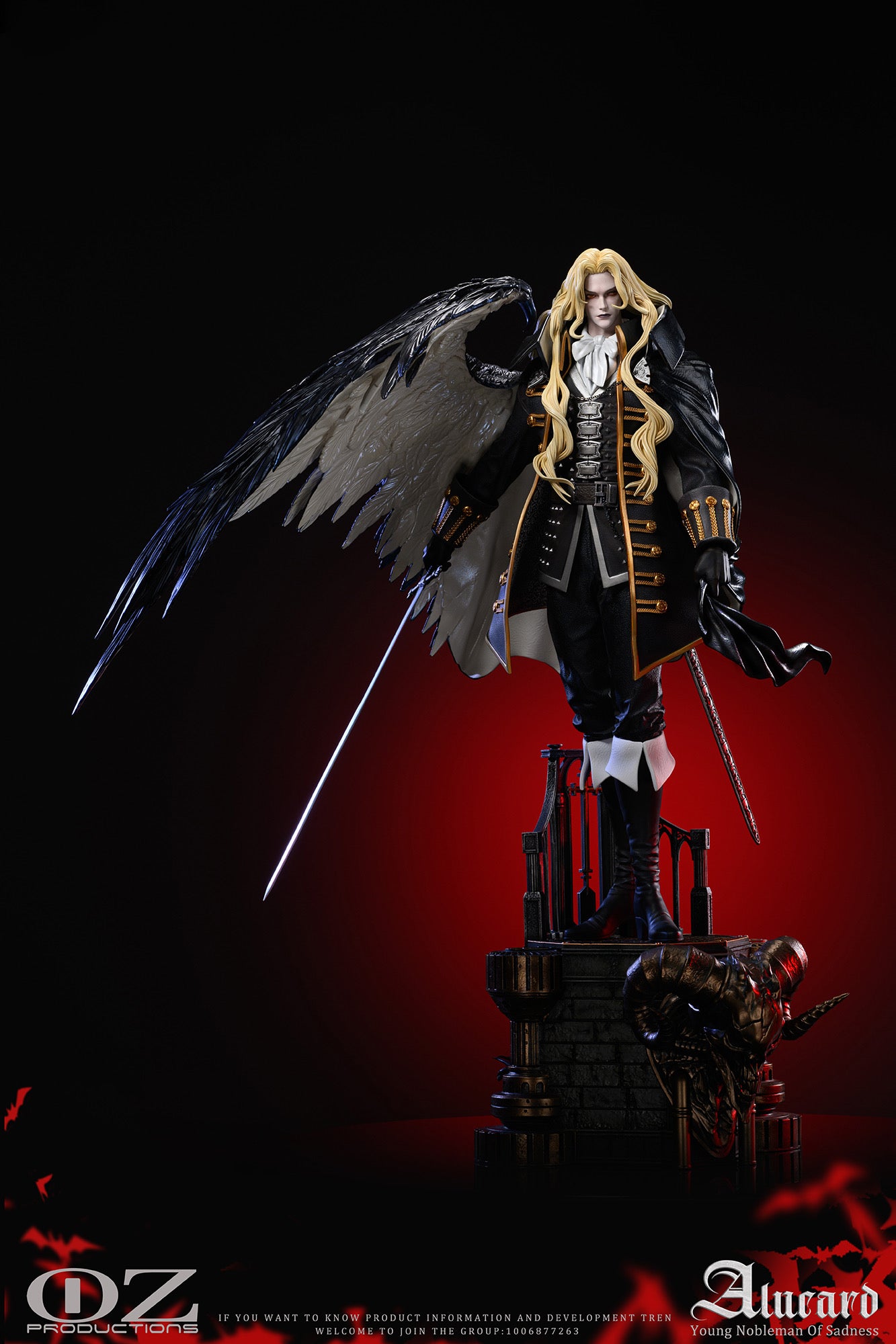 Castlevania OZ Studio Alucard Resin Statue - Preorder