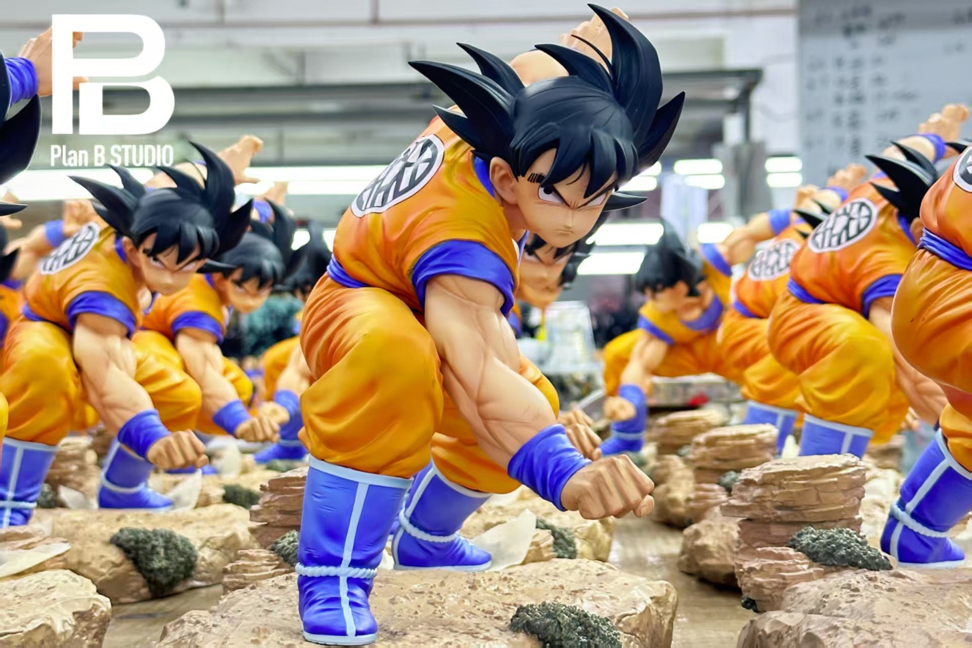 Dragon Ball PlanB Studio Goku Fighting Stance Resin Statue – ClubHouse ...