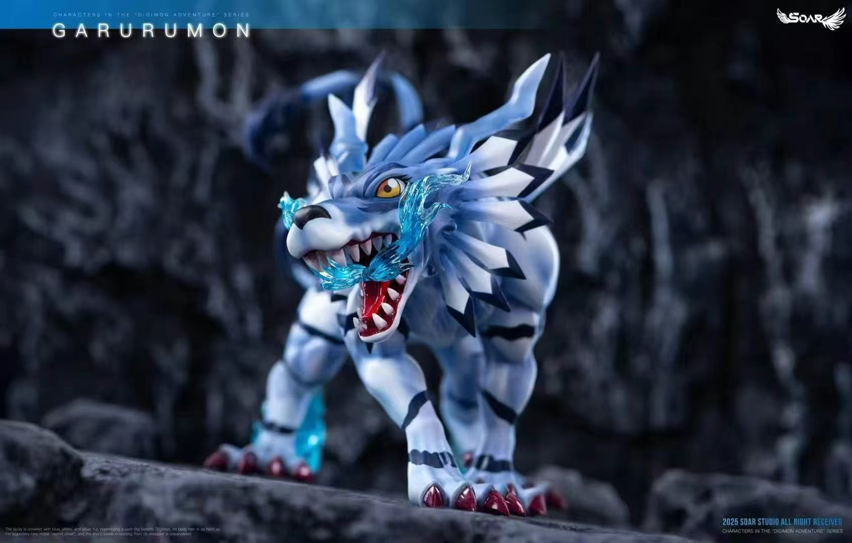 Digimon Soar Studio Garurumon Resin Statue – ClubHouse Statues