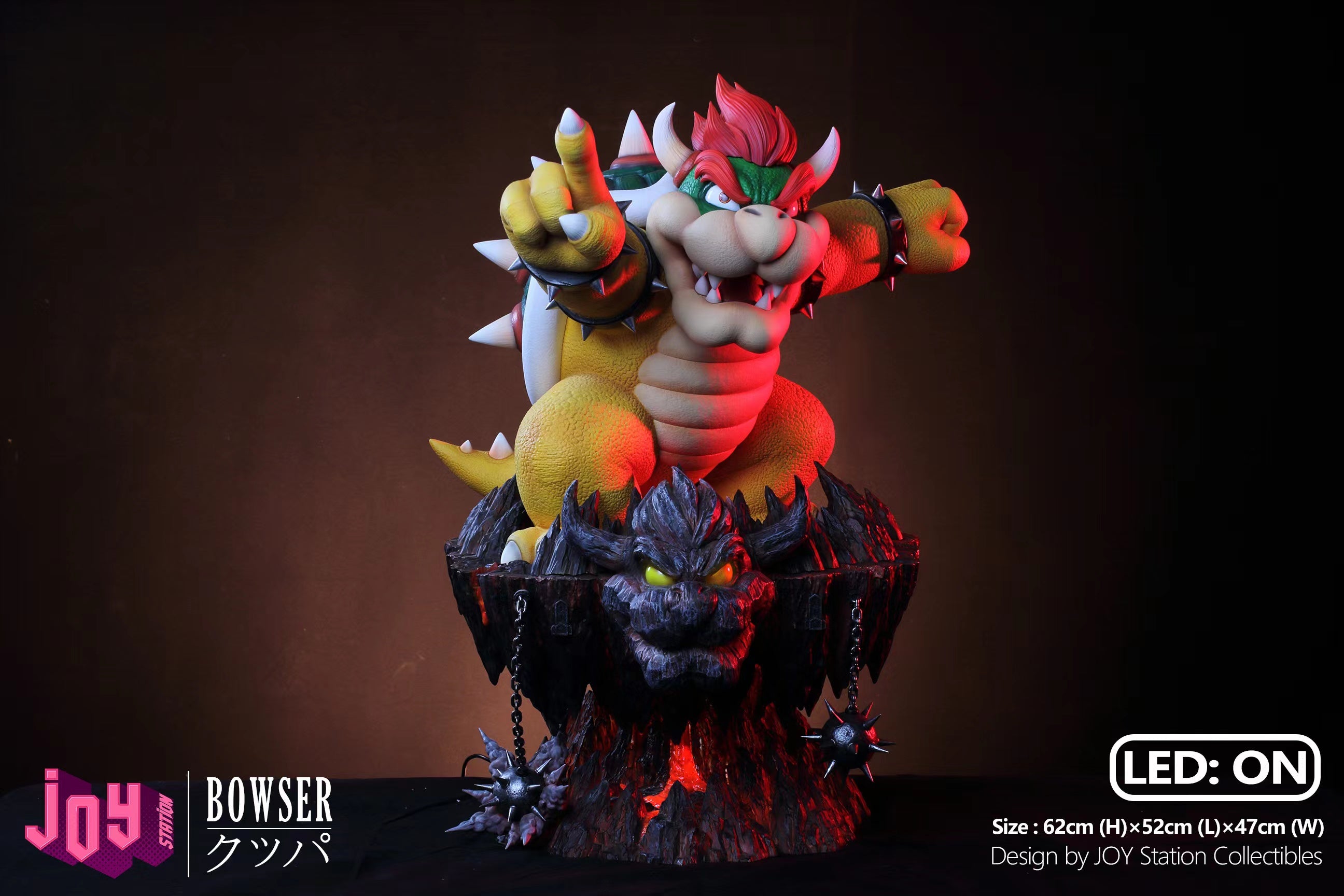 Mario Bros Joy Station Studio Bowser Resin Statue – ClubHouse Statues