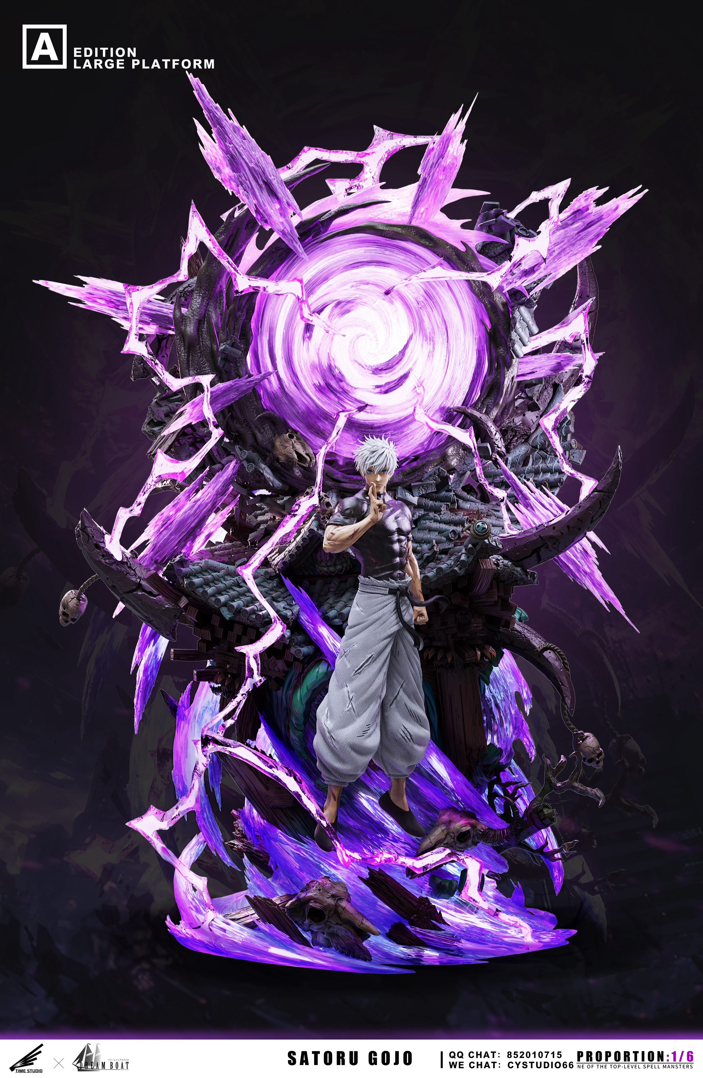 Jujutsu Kaisen Dream Boat x Time Studio Satoru Gojo Resin Statue ...