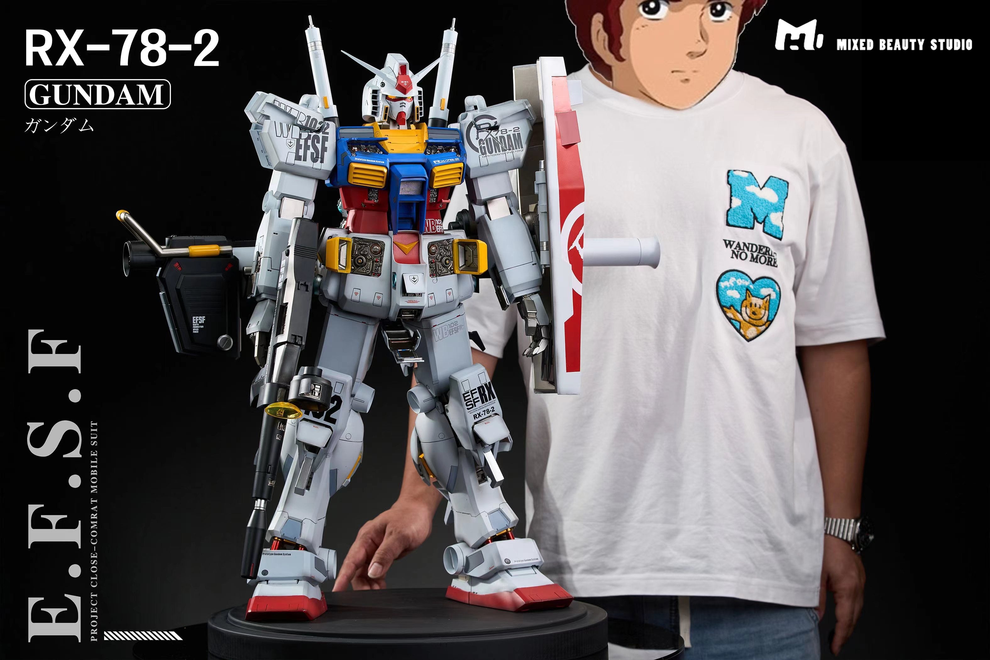 Mobile Suit Gundam Mixed Beauty Studio Gundam RX-78-2 Resin Statue [PR