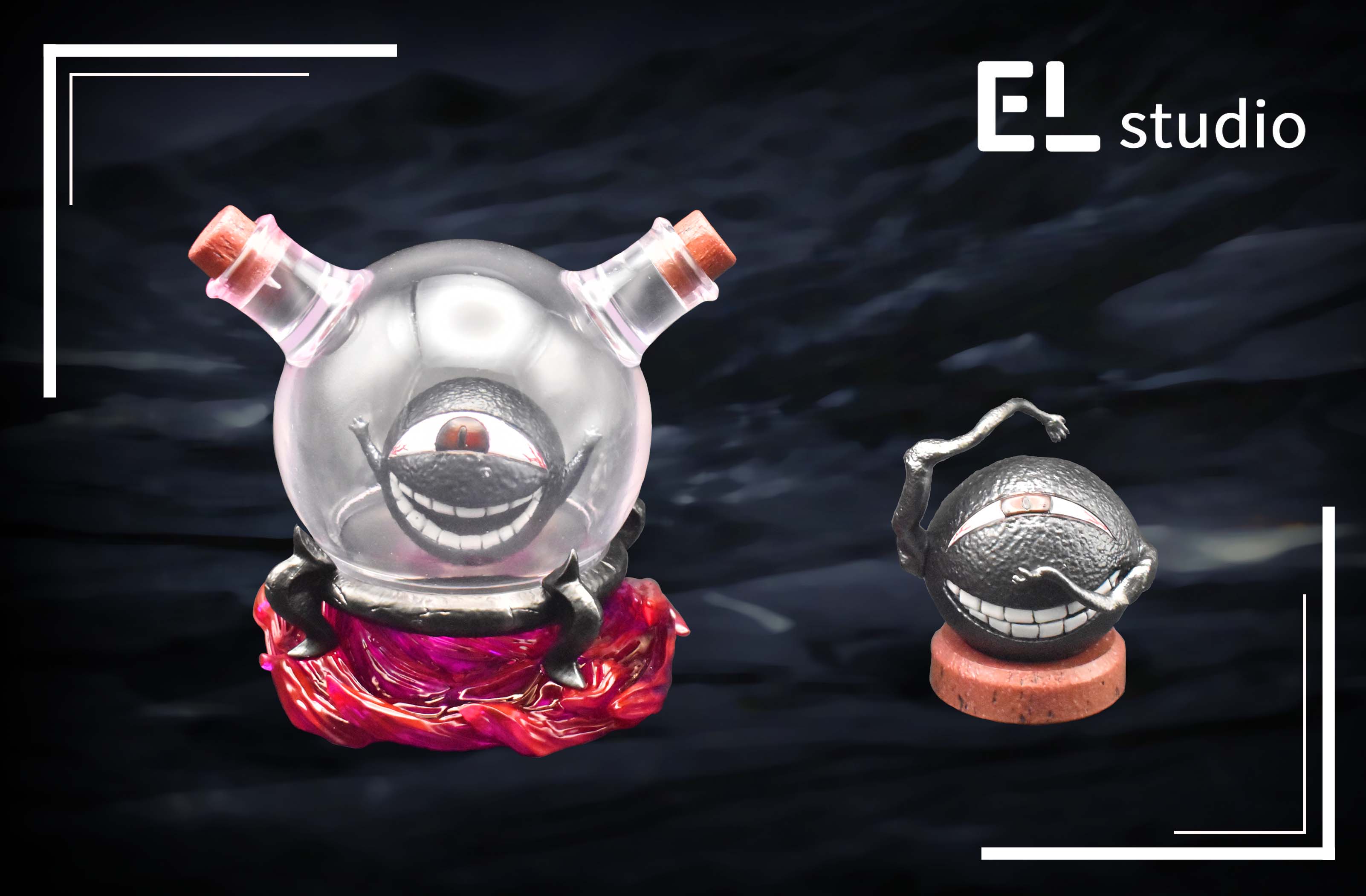 Fullmetal Alchemist EL Studio Homunculus Dwarf in the Flask Resin Stat ...