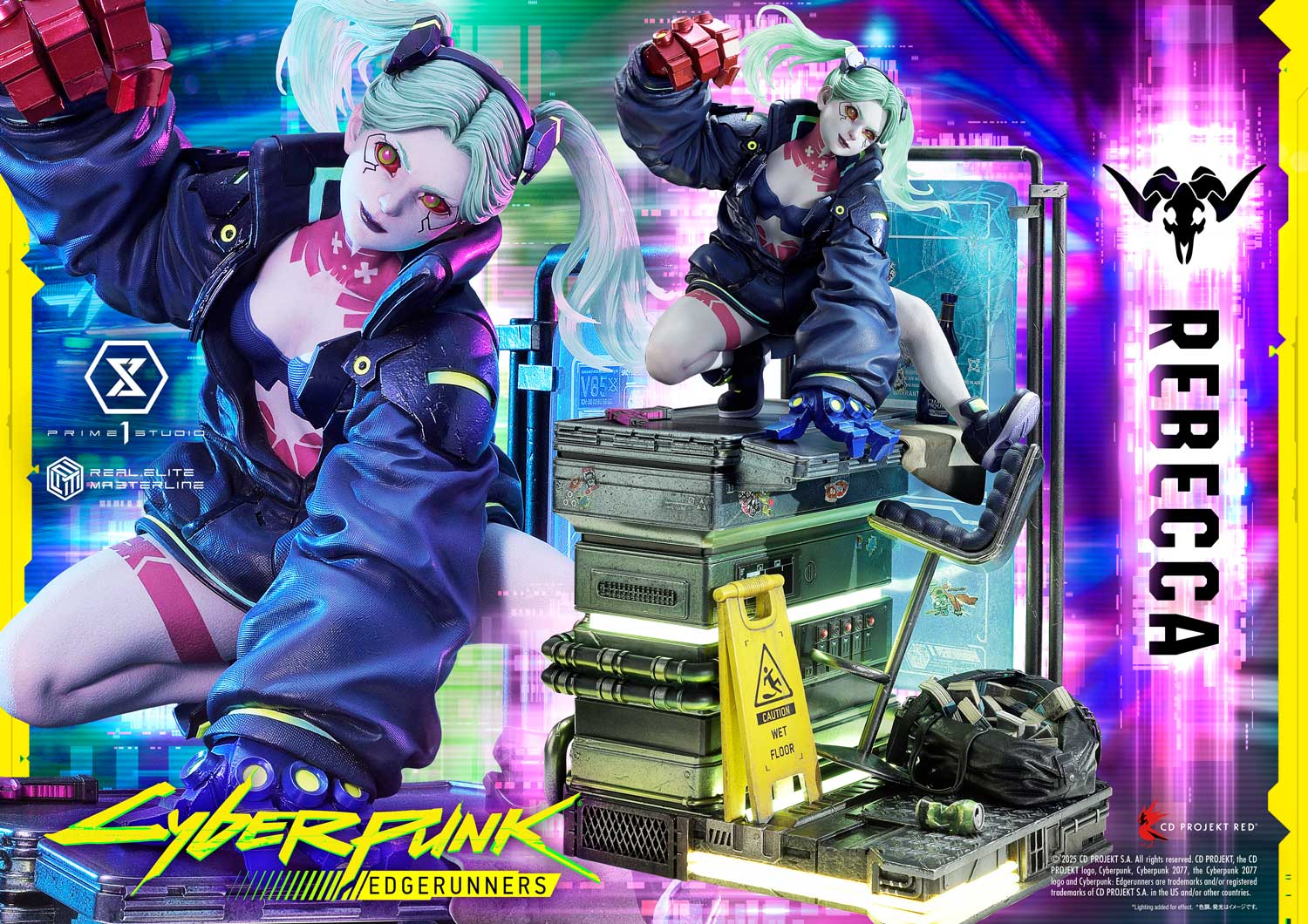 Cyberpunk Edgerunners Prime 1 Studio Rebecca Licensed Resin Statue ...