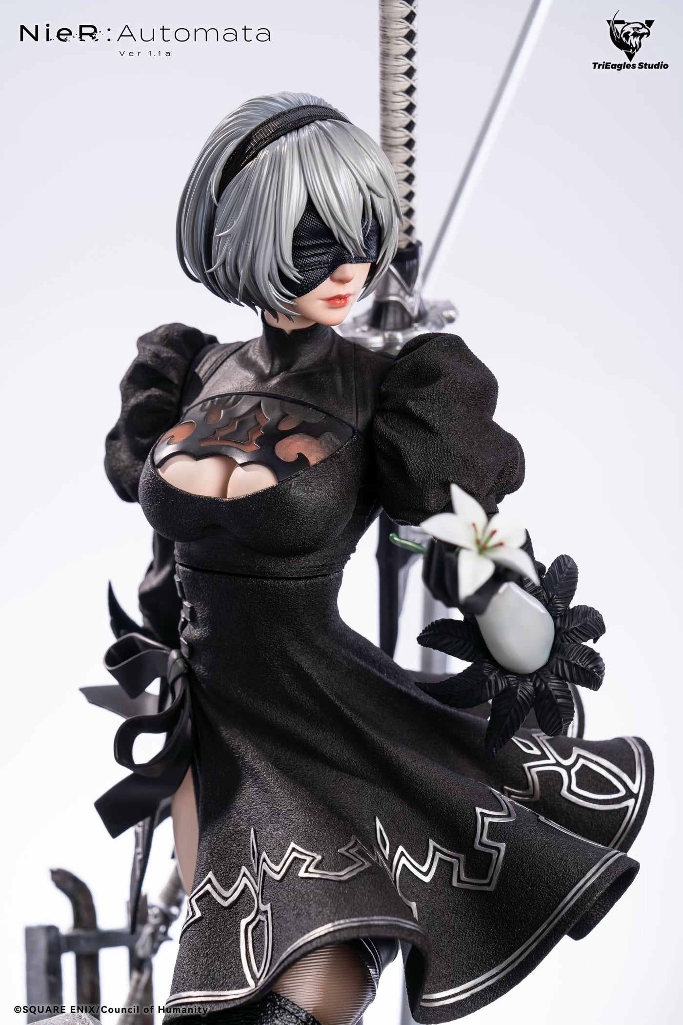 Nier Automata TriEagles Studio 2B Resin Statue – ClubHouse Statues