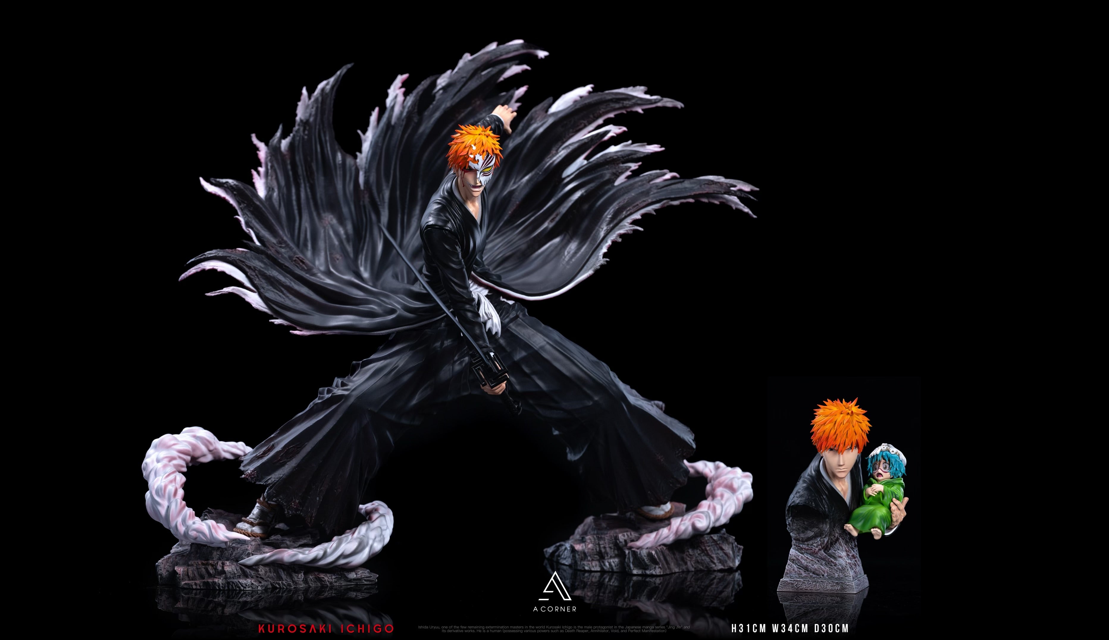Bleach A CORNER Studio Ichigo Resin Statue – ClubHouse Statues