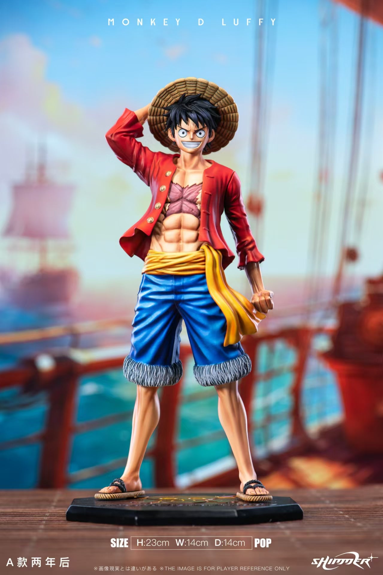 One Piece Shimmer Studio Straw Hat Luffy Resin Statue – ClubHouse Statues