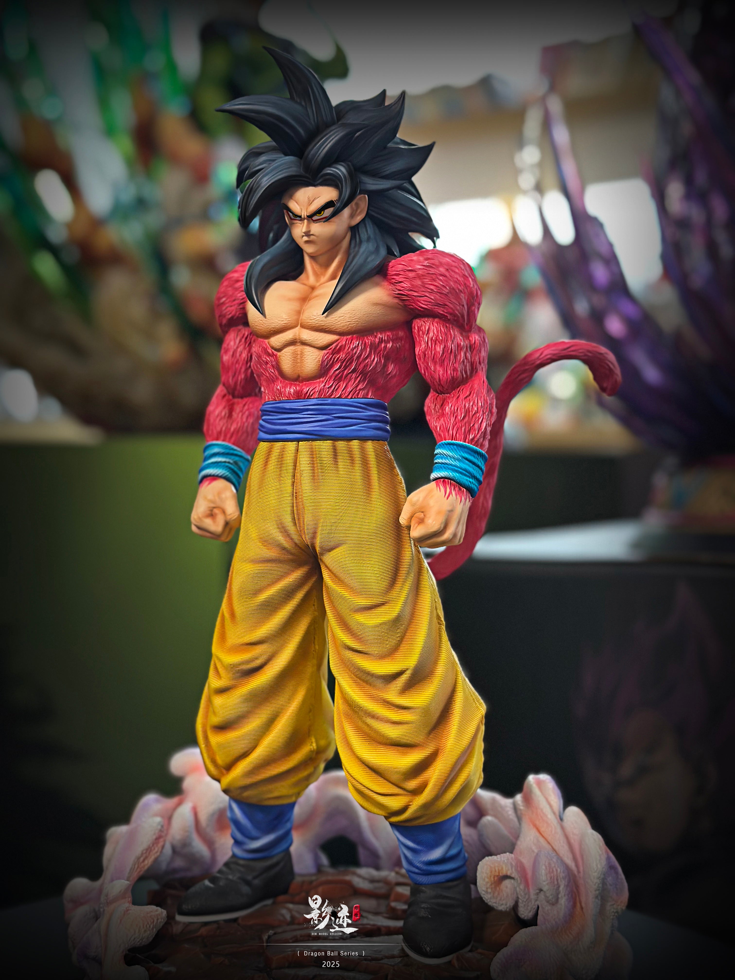 Dragon Ball Dim Model Studio SS4 Goku Resin Statue – ClubHouse Statues