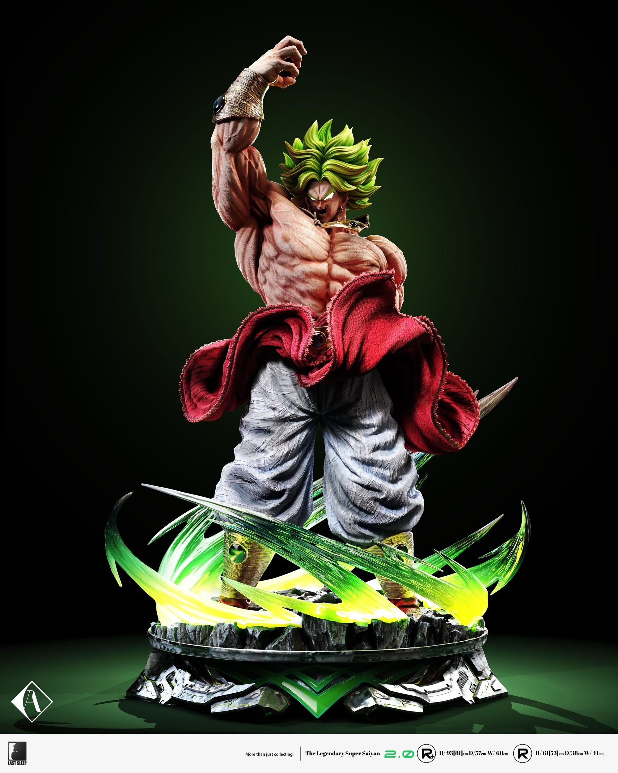 Dragon Ball Last Sleep Studio Broly V2 Resin Statue – ClubHouse Statues