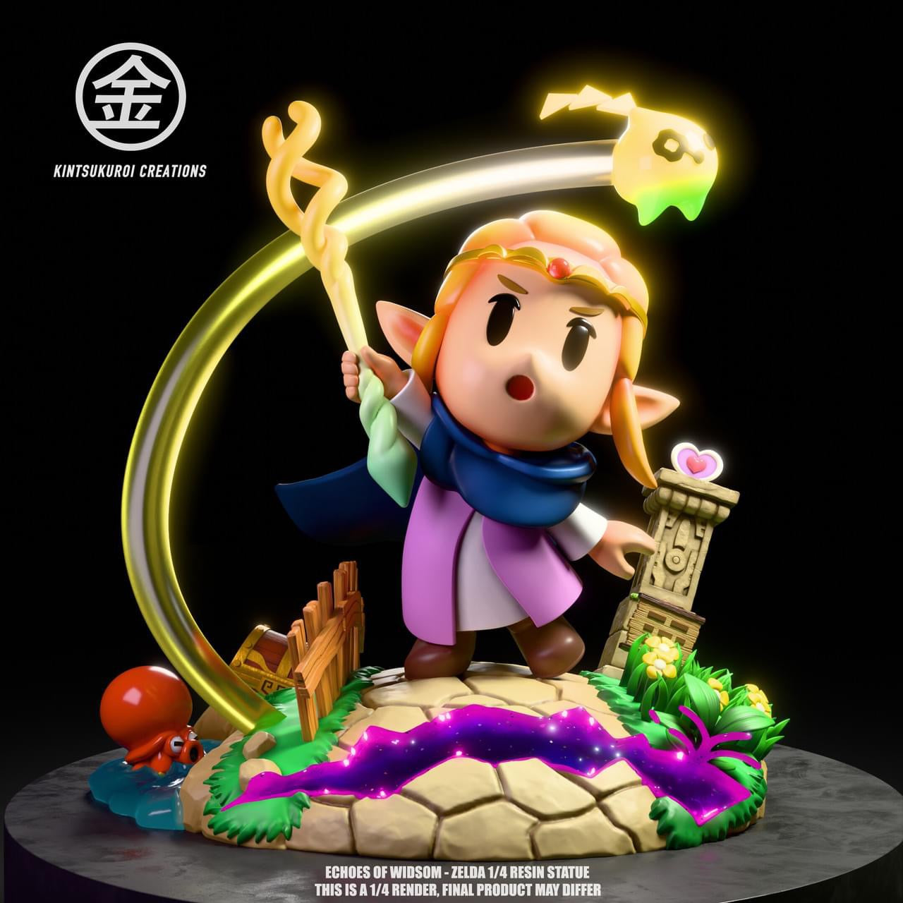 The Legend Of Zelda Kintsukuroi Creations Echoes of Wisdom Resin Statu