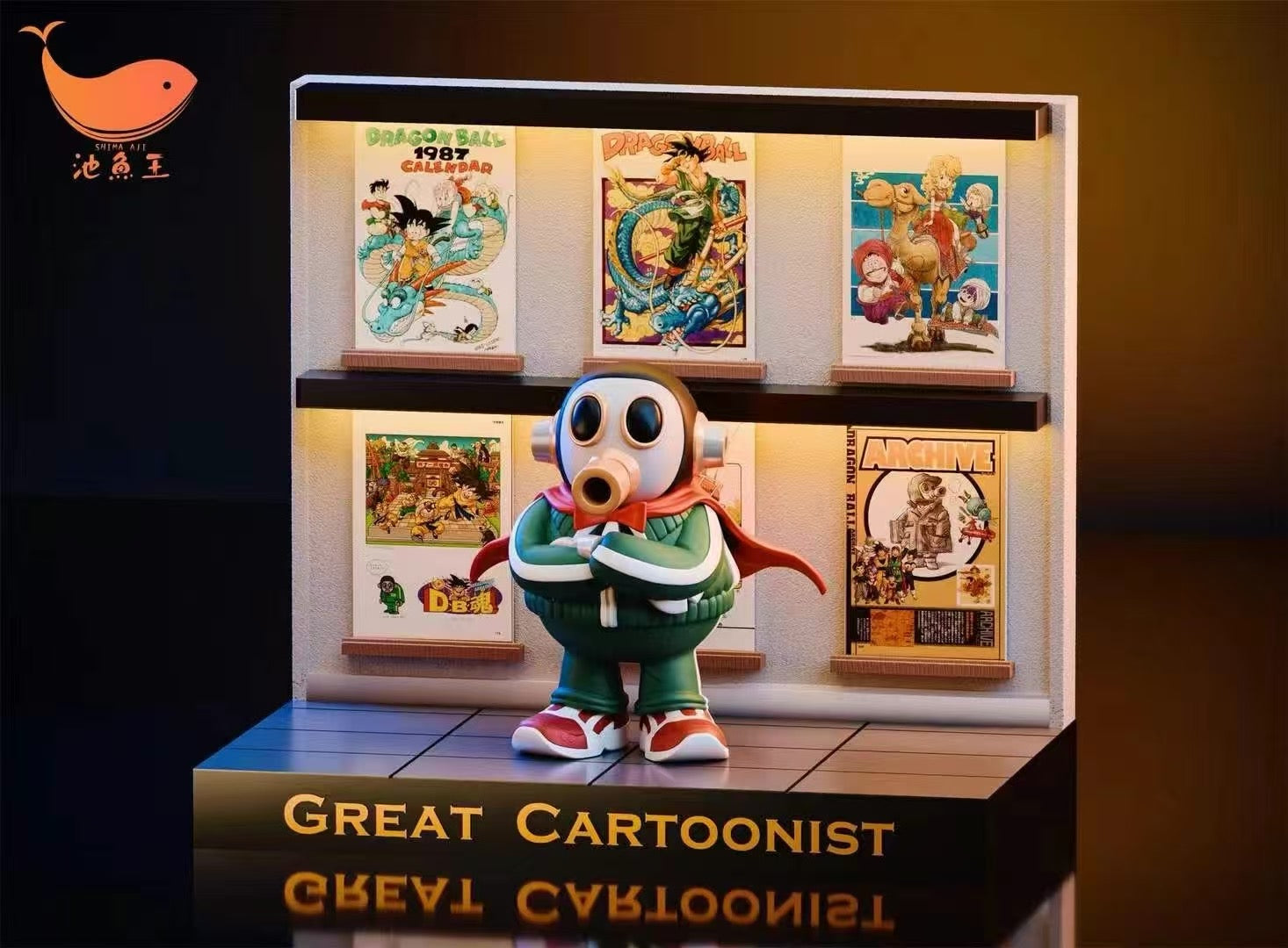 Dragon Ball Shima Aji Studio Great Cartoonist Toriyama Akira V2 Resin