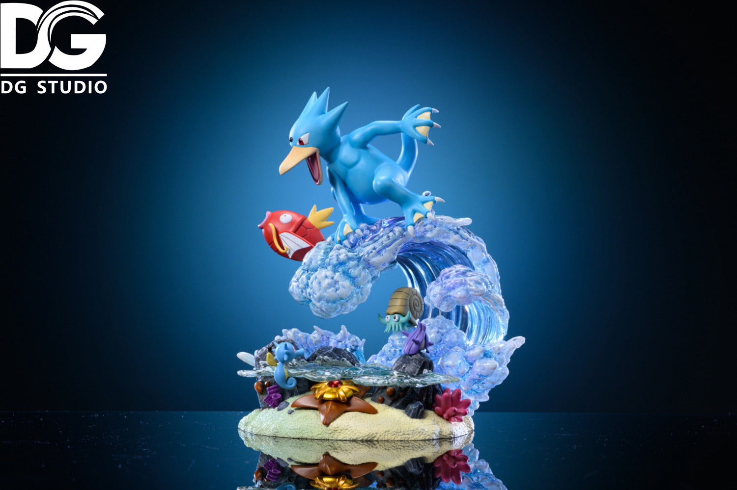 Pokemon DG Studio Pokémon Scene Part 2 Summer Water World Resin Statue