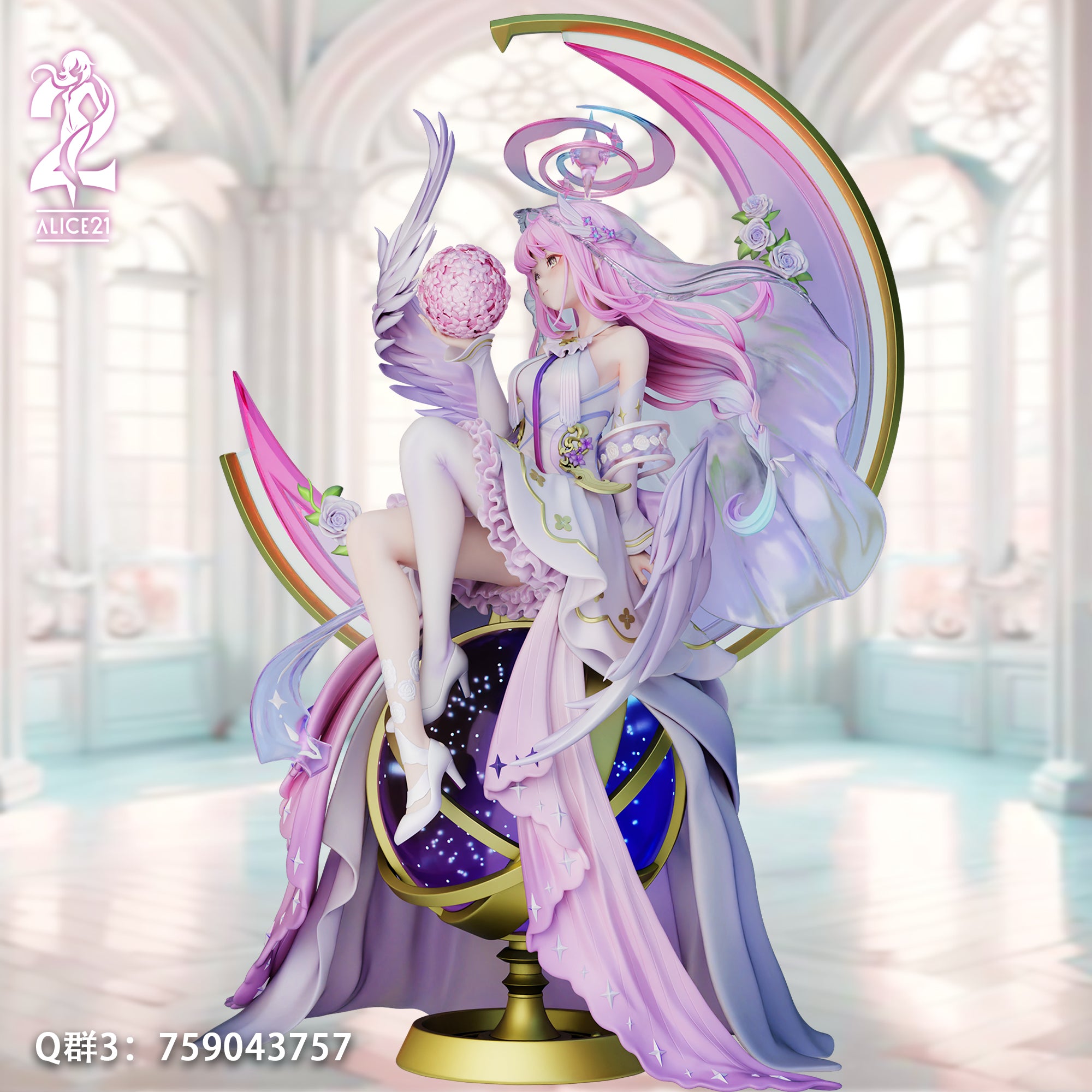 Blue Archive Alice21 Studio Wedding Dress Stellar Misono Mika Resin St ...