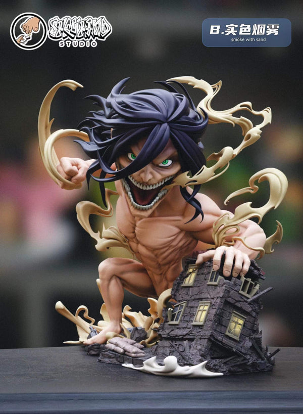 Attack on Titan Showhand Studio Eren Titan Resin Statue – ClubHouse Statues