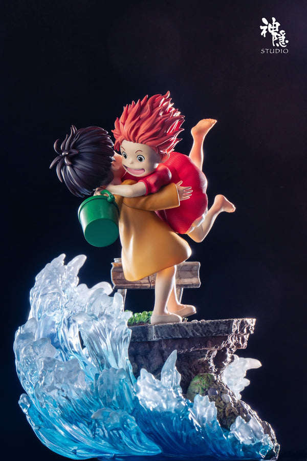Ponyo on the Cliff ShenYin Studio Ponyo x Sosuke Resin Statue ...