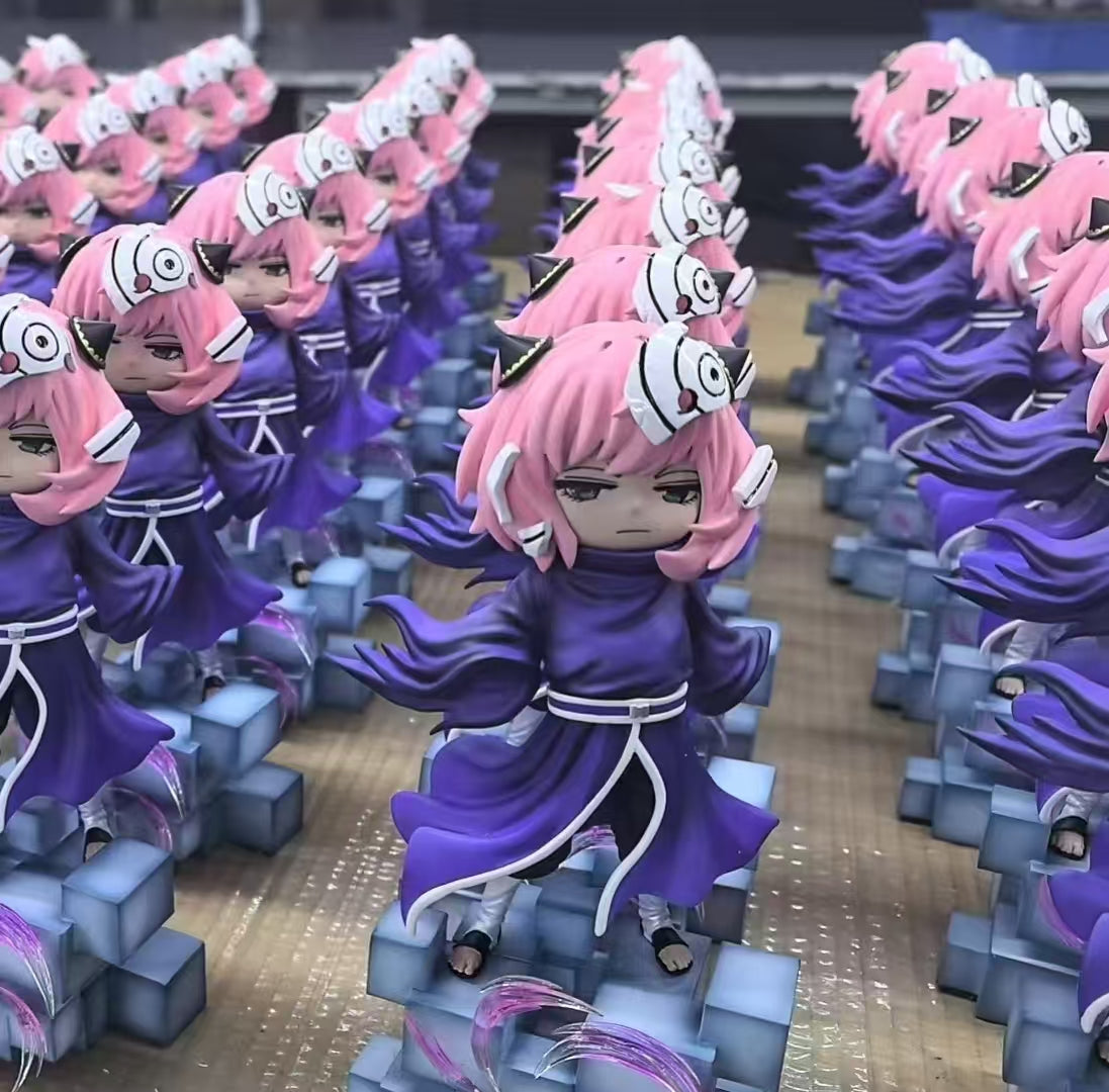 Spy x Family Cosplay Studio Anya Forger COS Obito Uchiha Resin Statue ...