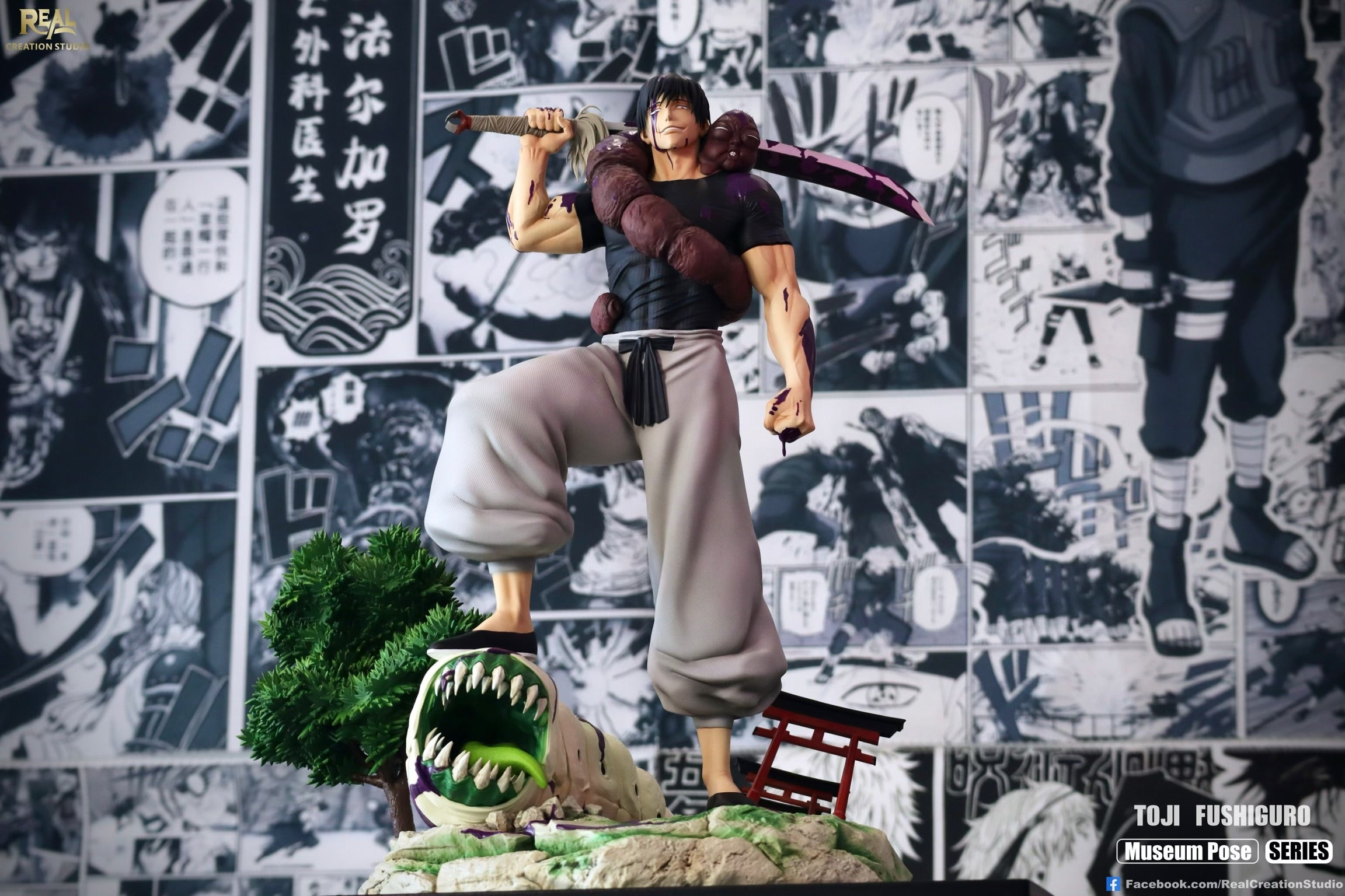 Jujutsu Kaisen Real Creation Studio Toji Fushiguro Resin Statue ...