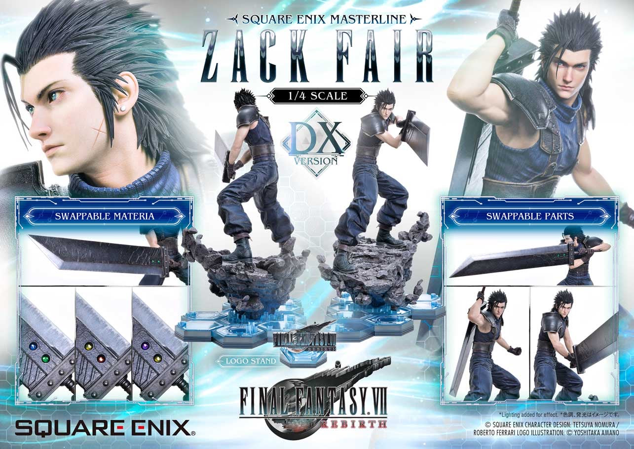 Final Fantasy Prime 1 Studio Zack Fair Licensed Resin Statue [PRE-ORDE