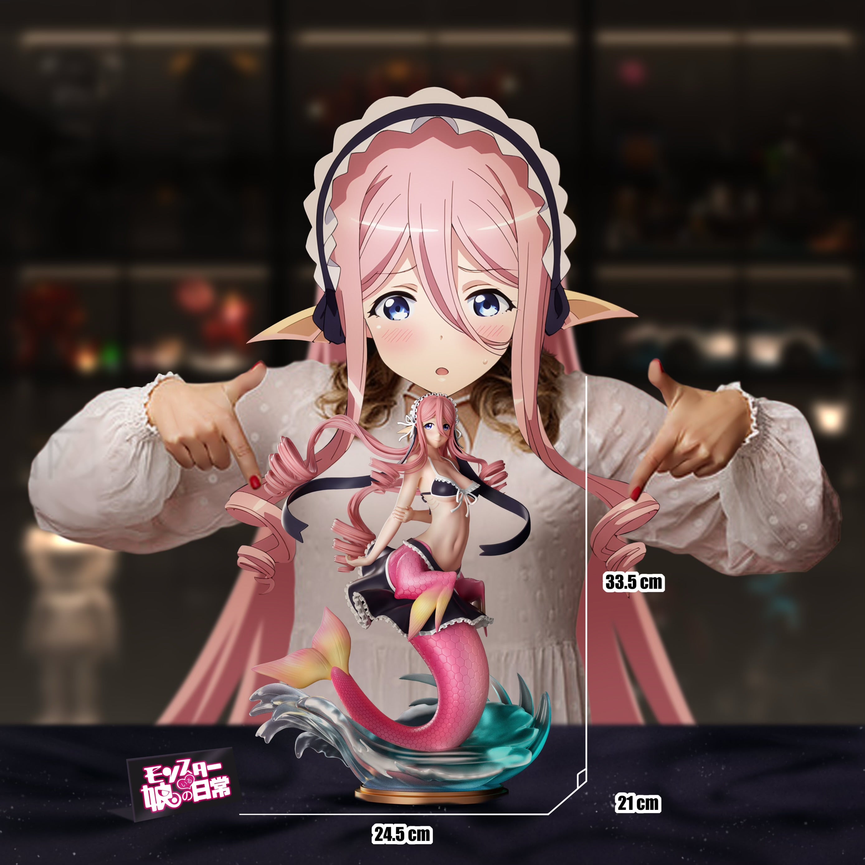 Monster Musume no Iru Nichijou Fish Head Studio Meroune Lorelei Resin ...