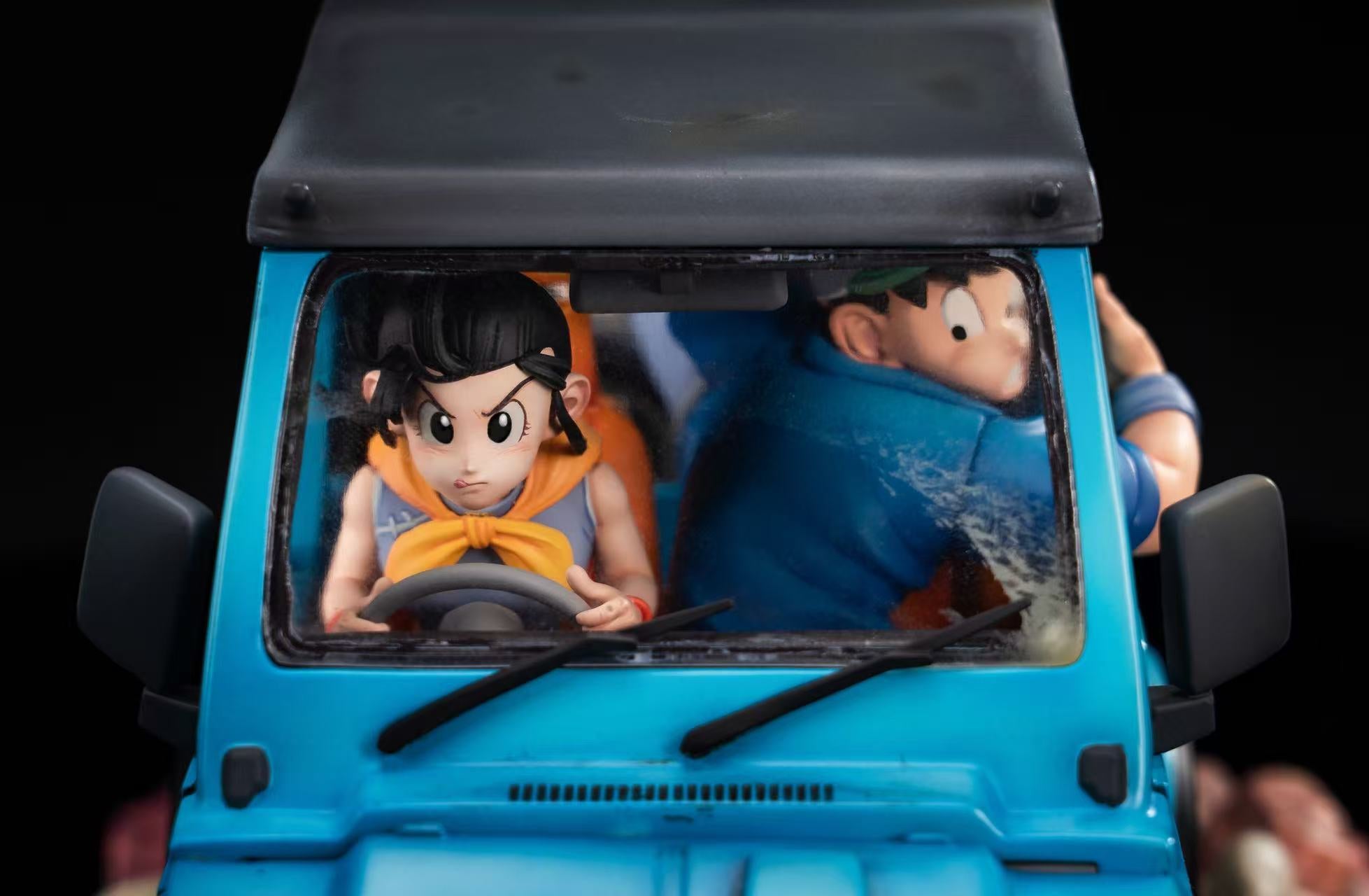 Dragon Ball Piccolo Studio Goku x Chichi x Gohan Car Resin Statue ...