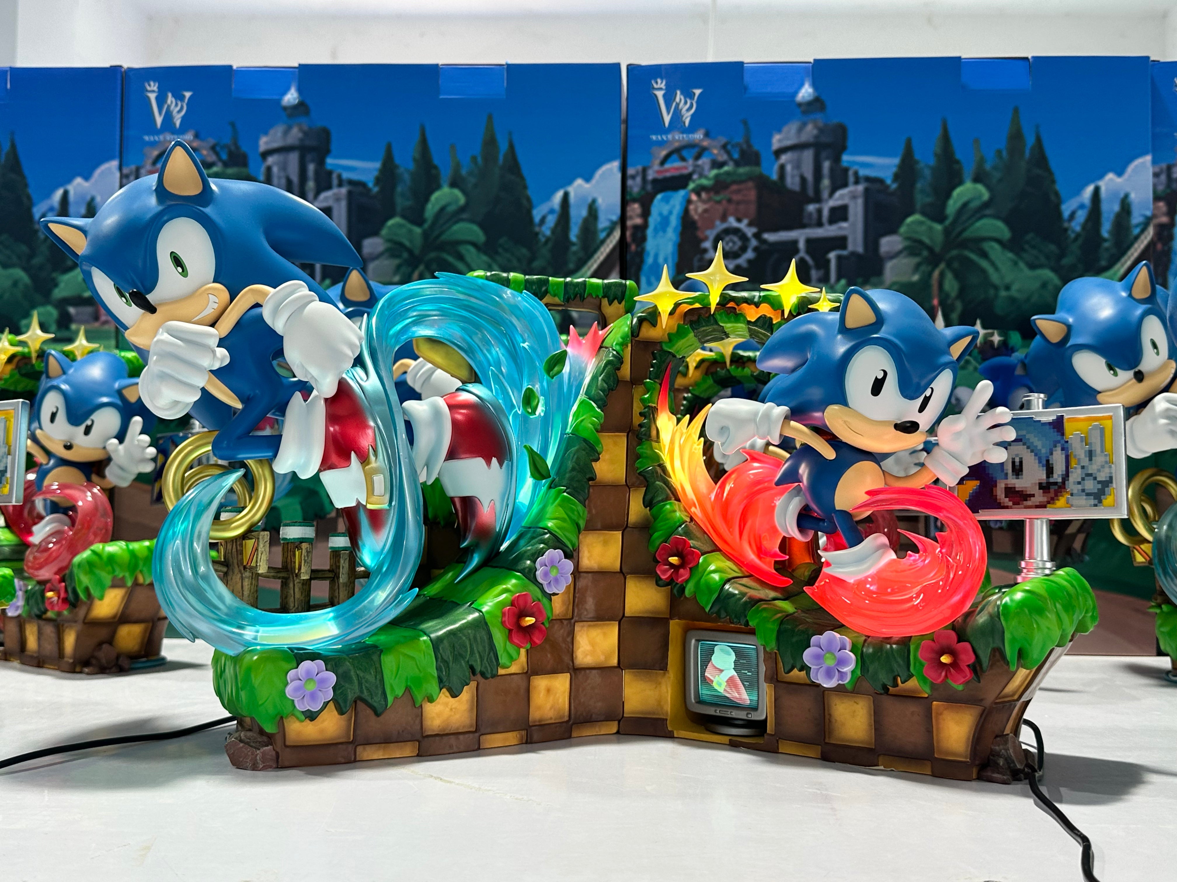 Sonic Wake Studio Sonic The Hedgehog Resin Statue – ClubHouse Statues