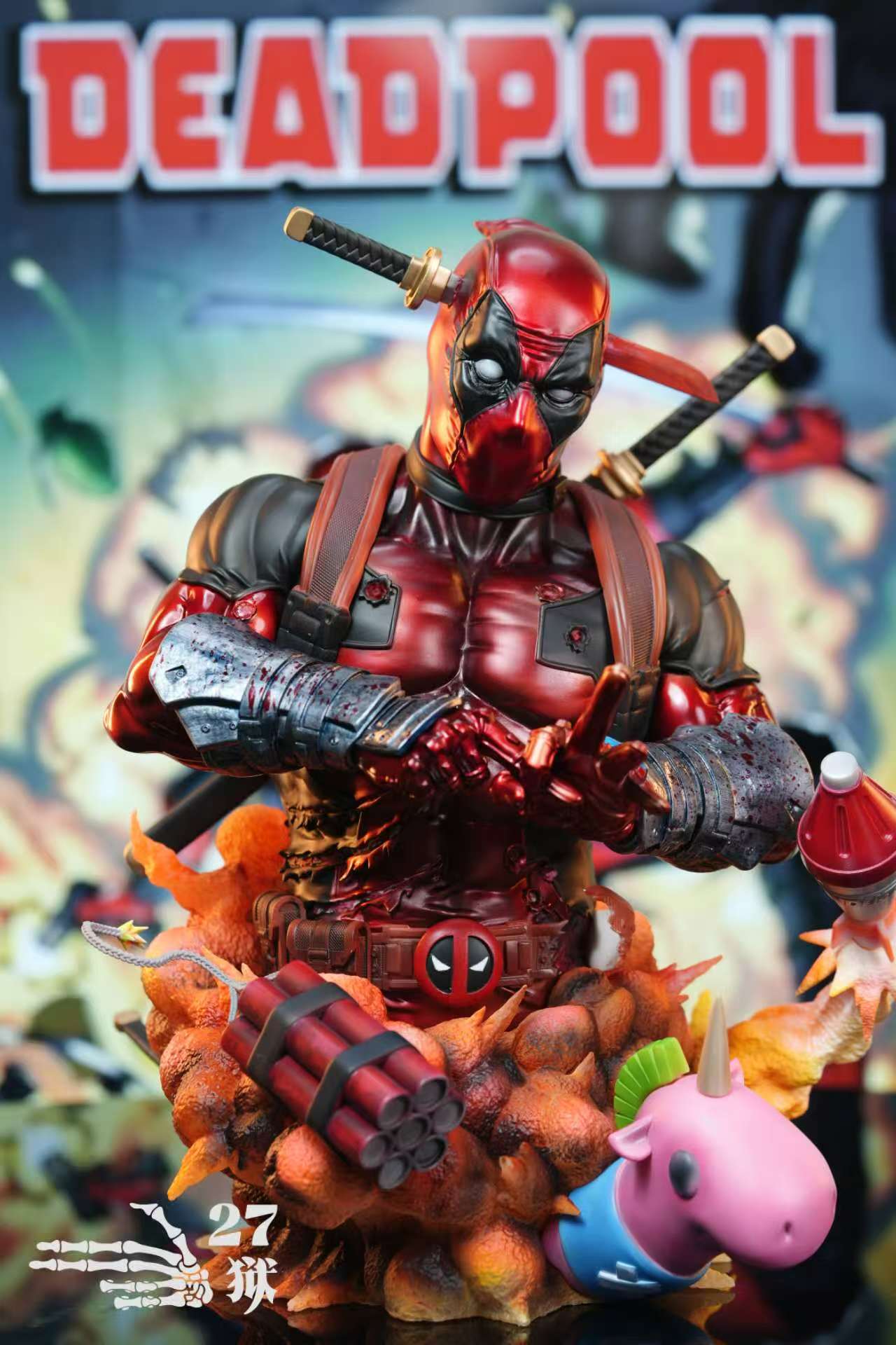 Marvel 27abyss Studio Deadpool Resin Statue – ClubHouse Statues