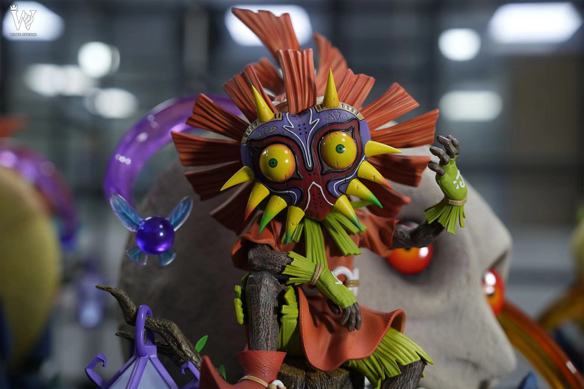 The Legend of Zelda Wake Studio Majoras Mask Skull Kid Resin Statue ...