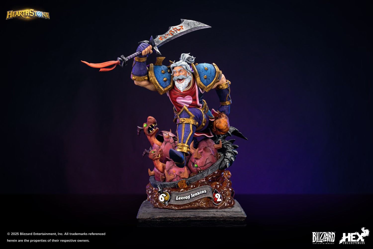 World of Warcraft HEX Collectibles Leeroy Jenkins Licensed Resin Statu