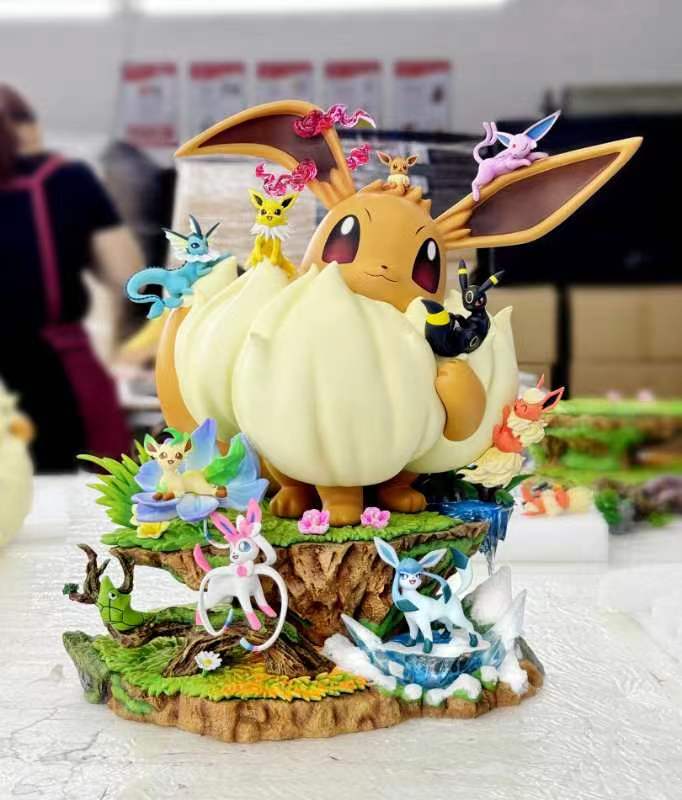 Pokemon PPAP Studio Eevee Evolutions Diorama Resin Statue – ClubHouse ...