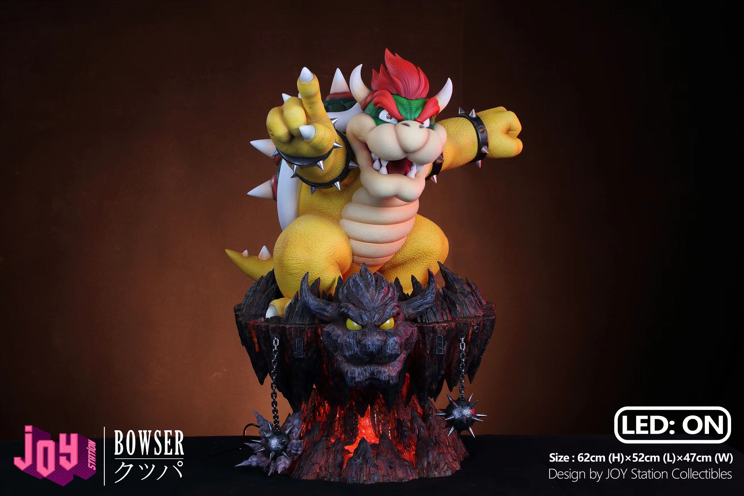 Mario Bros Joy Station Studio Bowser – ClubHouse Statues