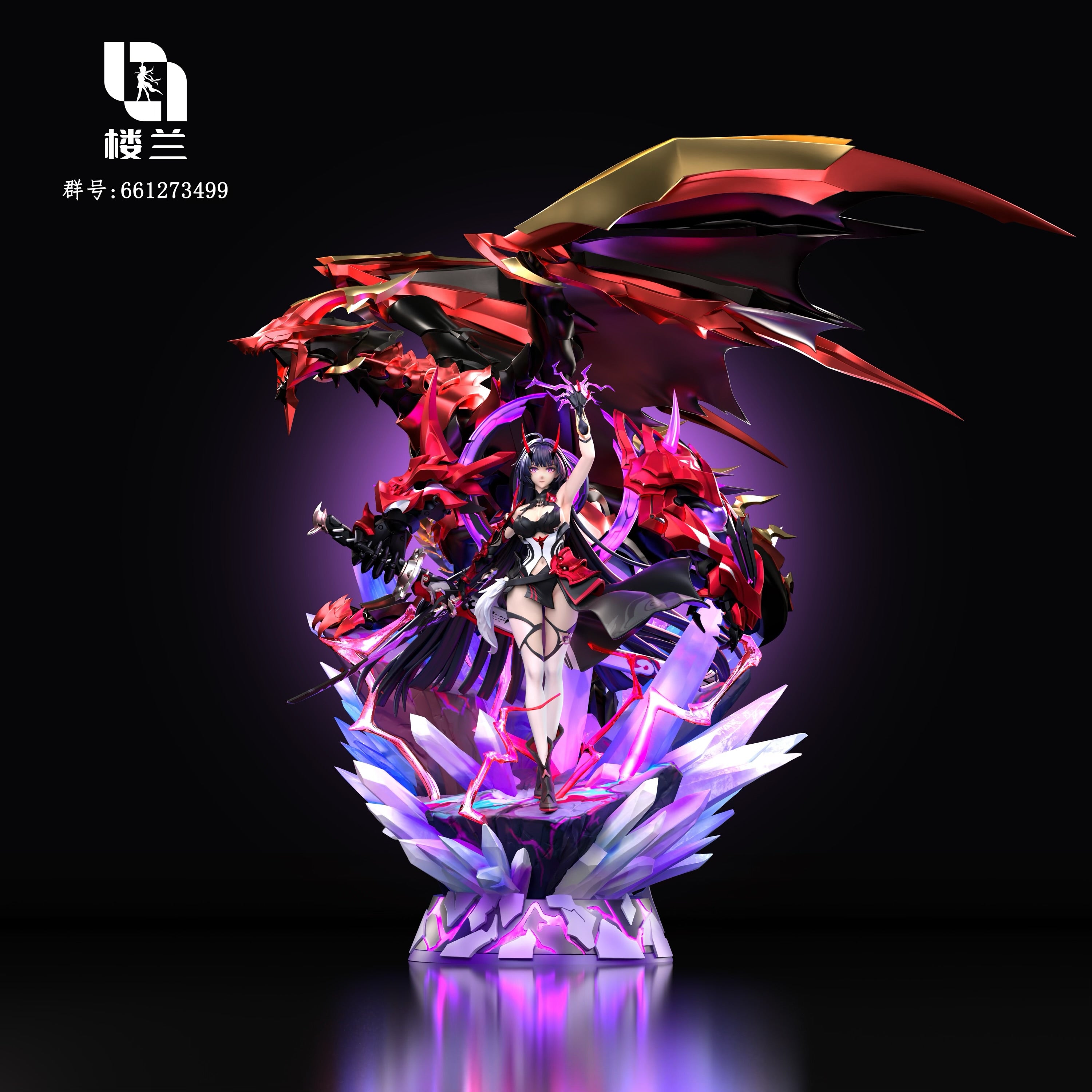 Honkai Impact Loulan Studio Ruler of Thunder Raiden Mei Resin Statue