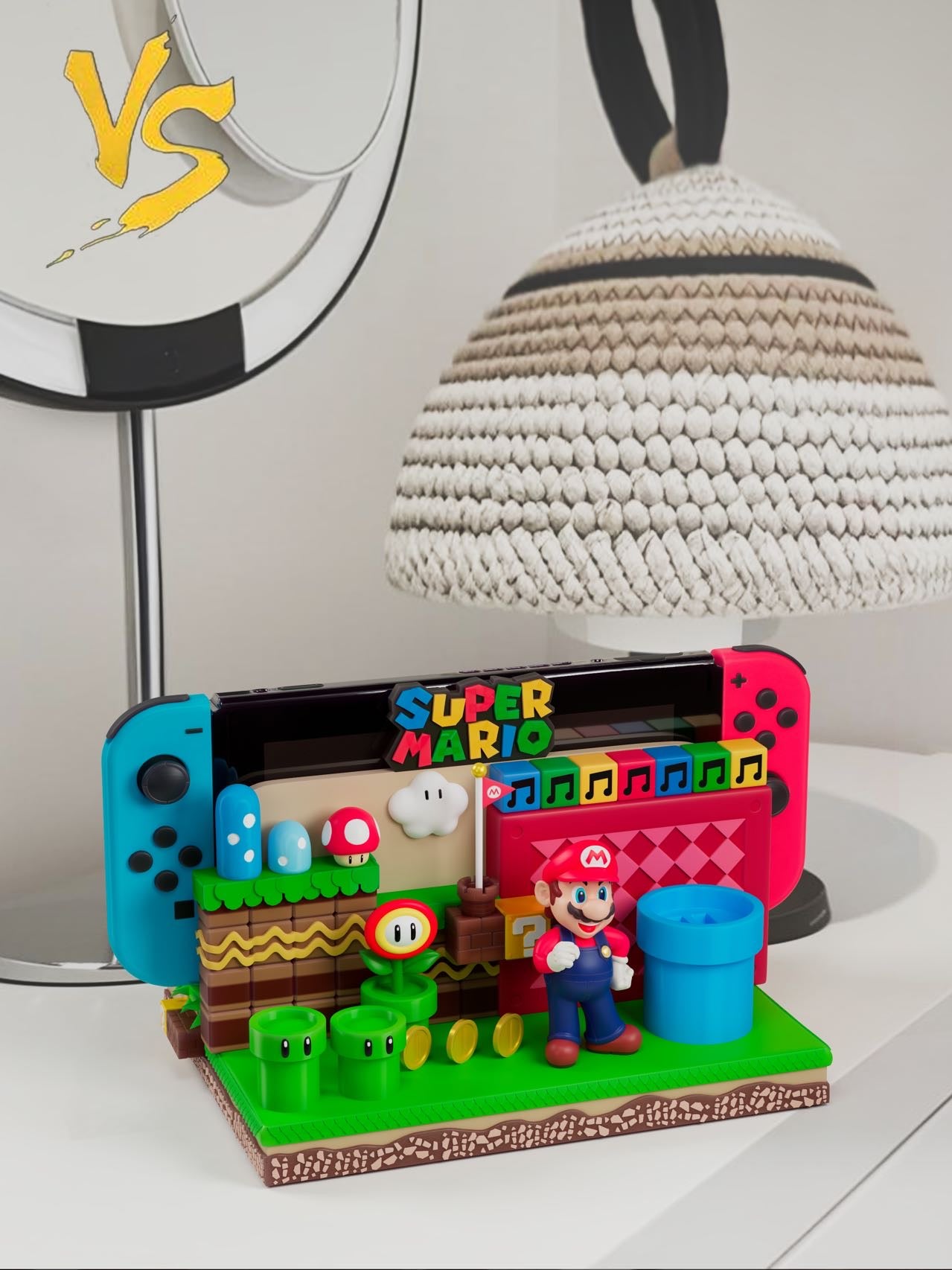 Mario Bros VS Studio Mario Scene Resin Statue – ClubHouse Statues