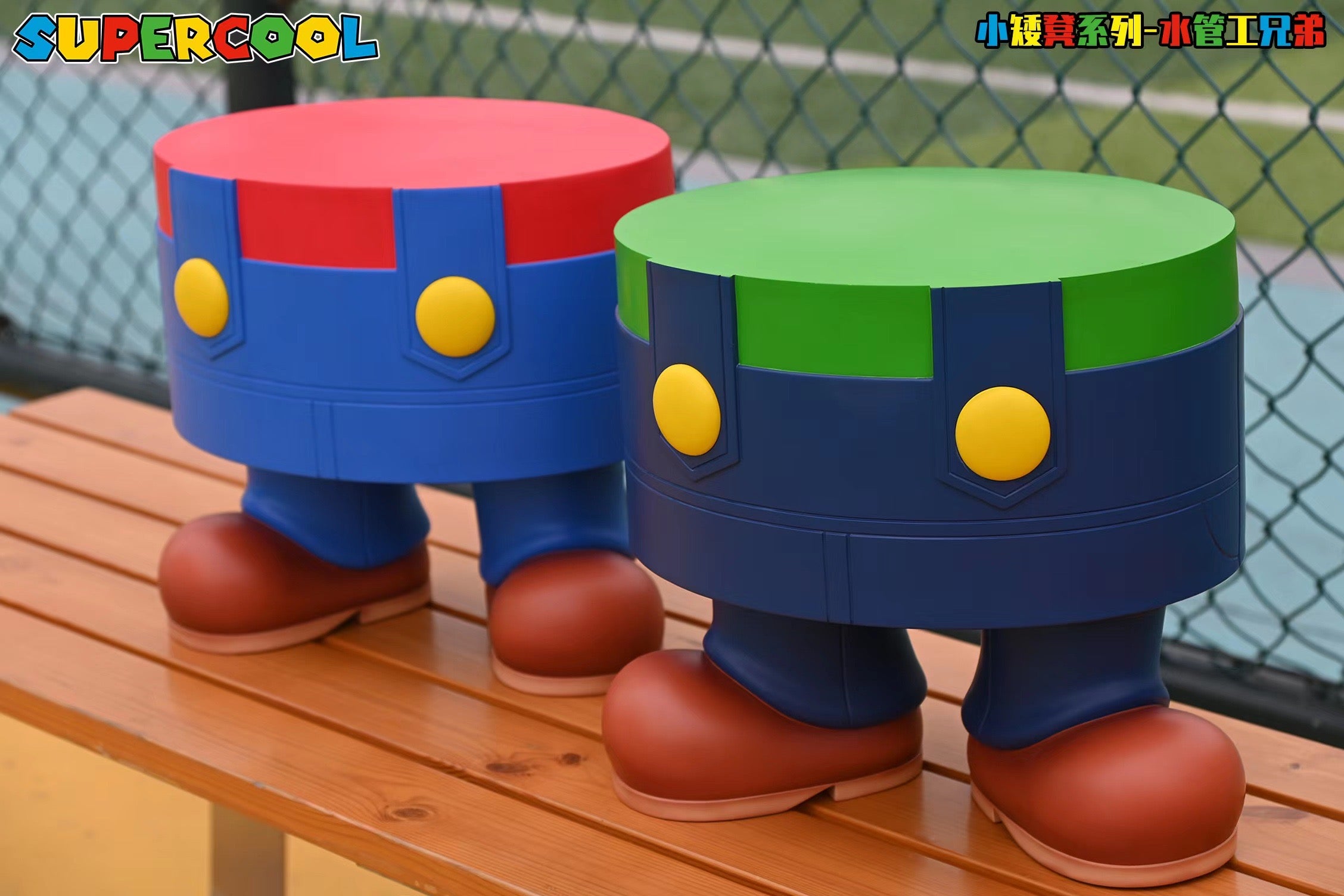 Mario Bros Supercool Studio Super Mario x Luigi Chair Resin Statue [PR