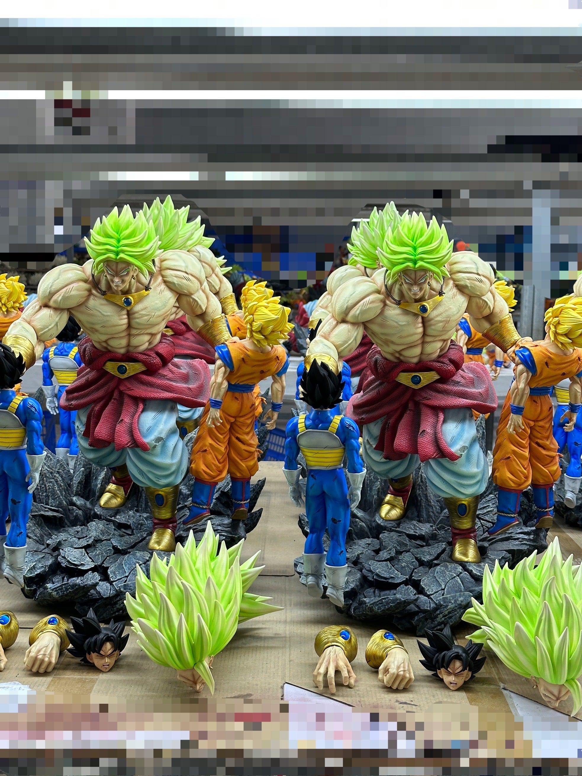 Dragon Ball Break Studio Broly VS Goku & Vegeta – ClubHouse Statues