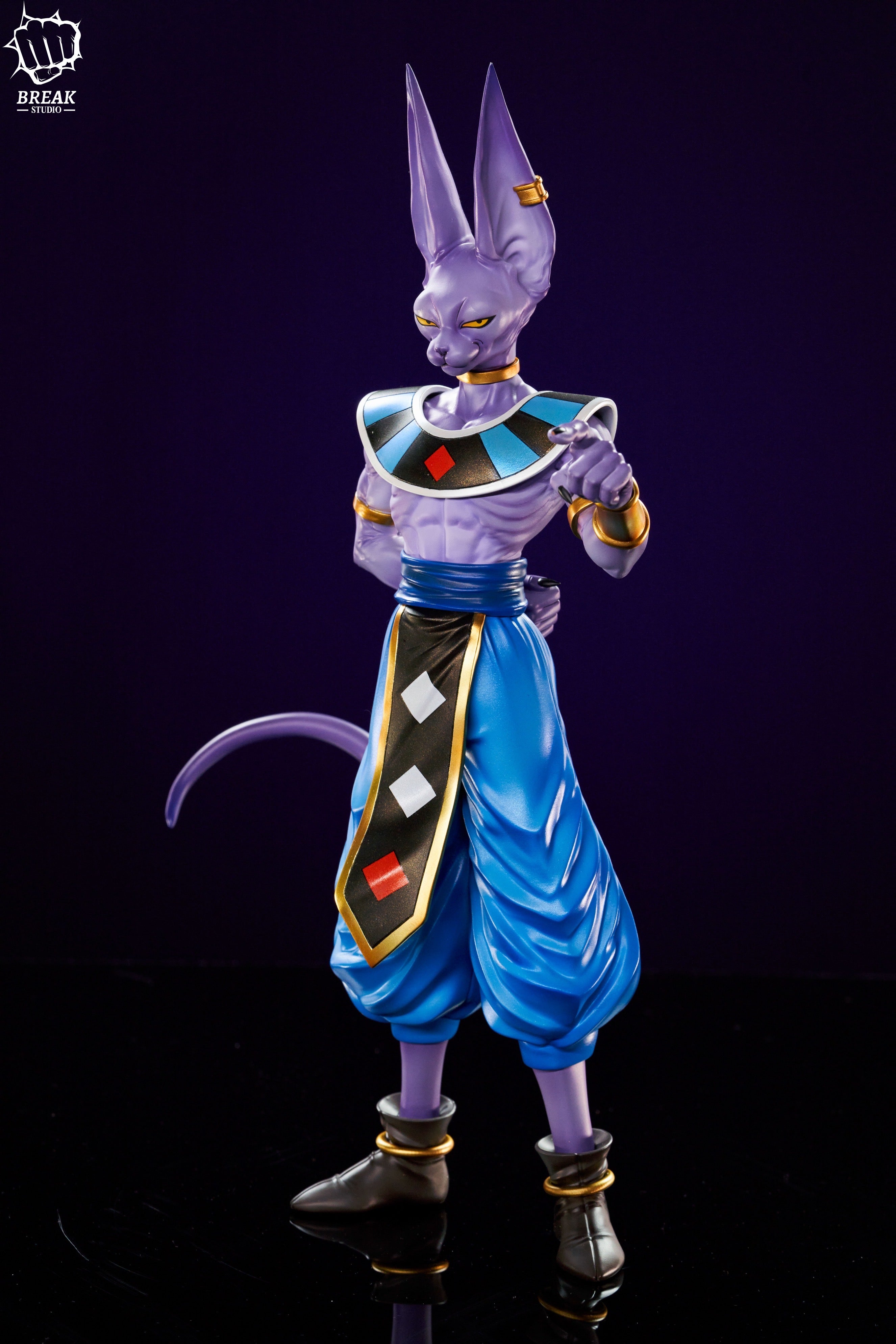 Dragon Ball Break Studio Beerus Resin Statue - Preorder